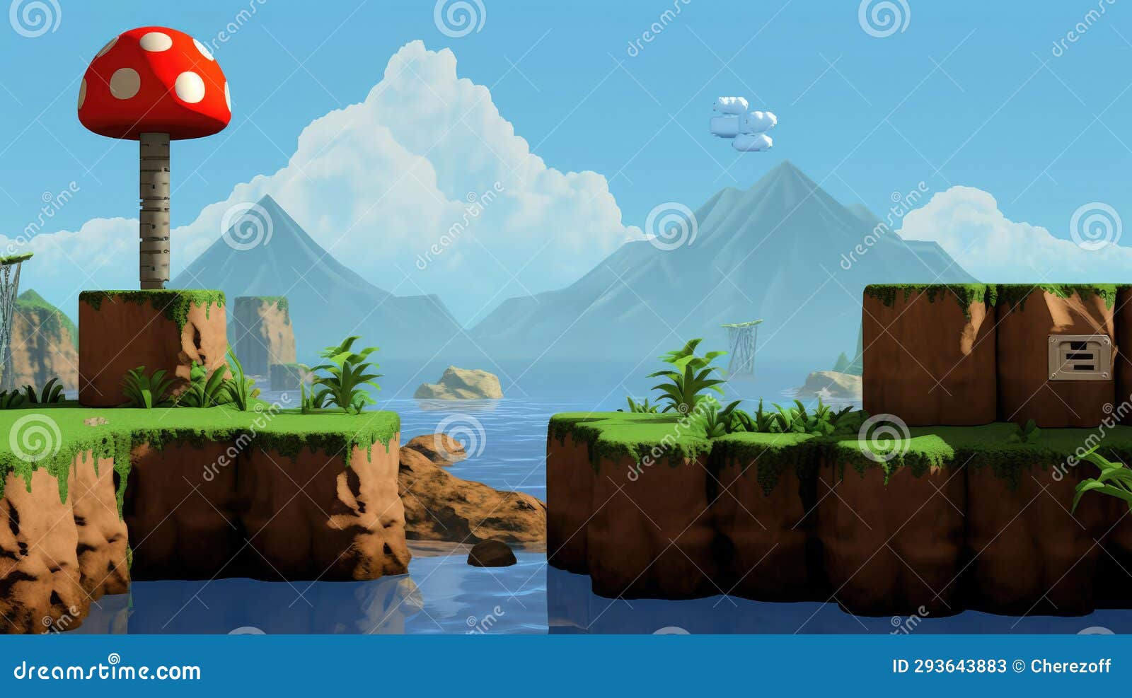 Classic Video Game Location Stock Illustration - Illustration of dark ...
