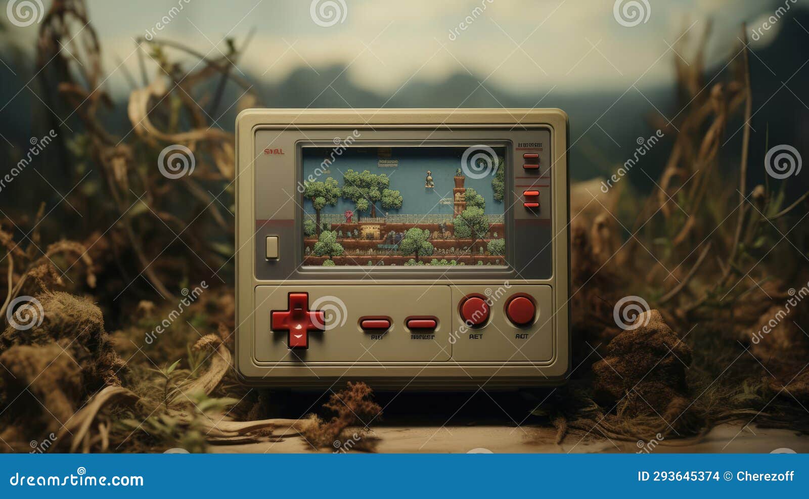 Classic Video Game Location Stock Photo - Image of platform ...