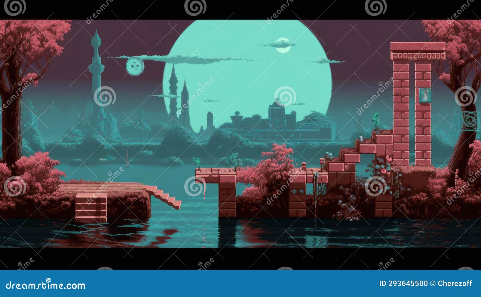 Classic Video Game Location Stock Photo - Image of item, plant: 293645500