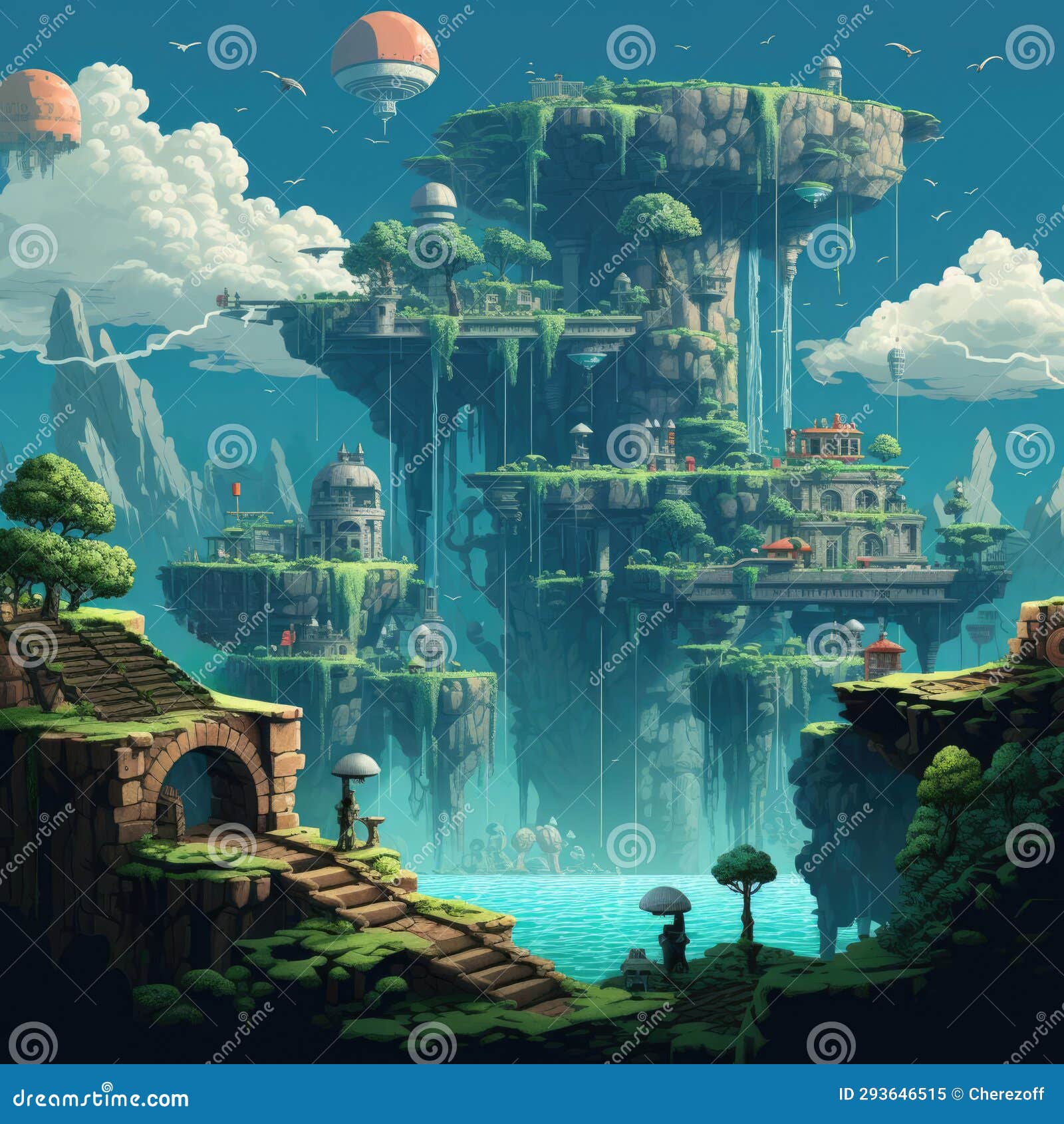 Classic Video Game Location Stock Image - Image of video, start: 293646515