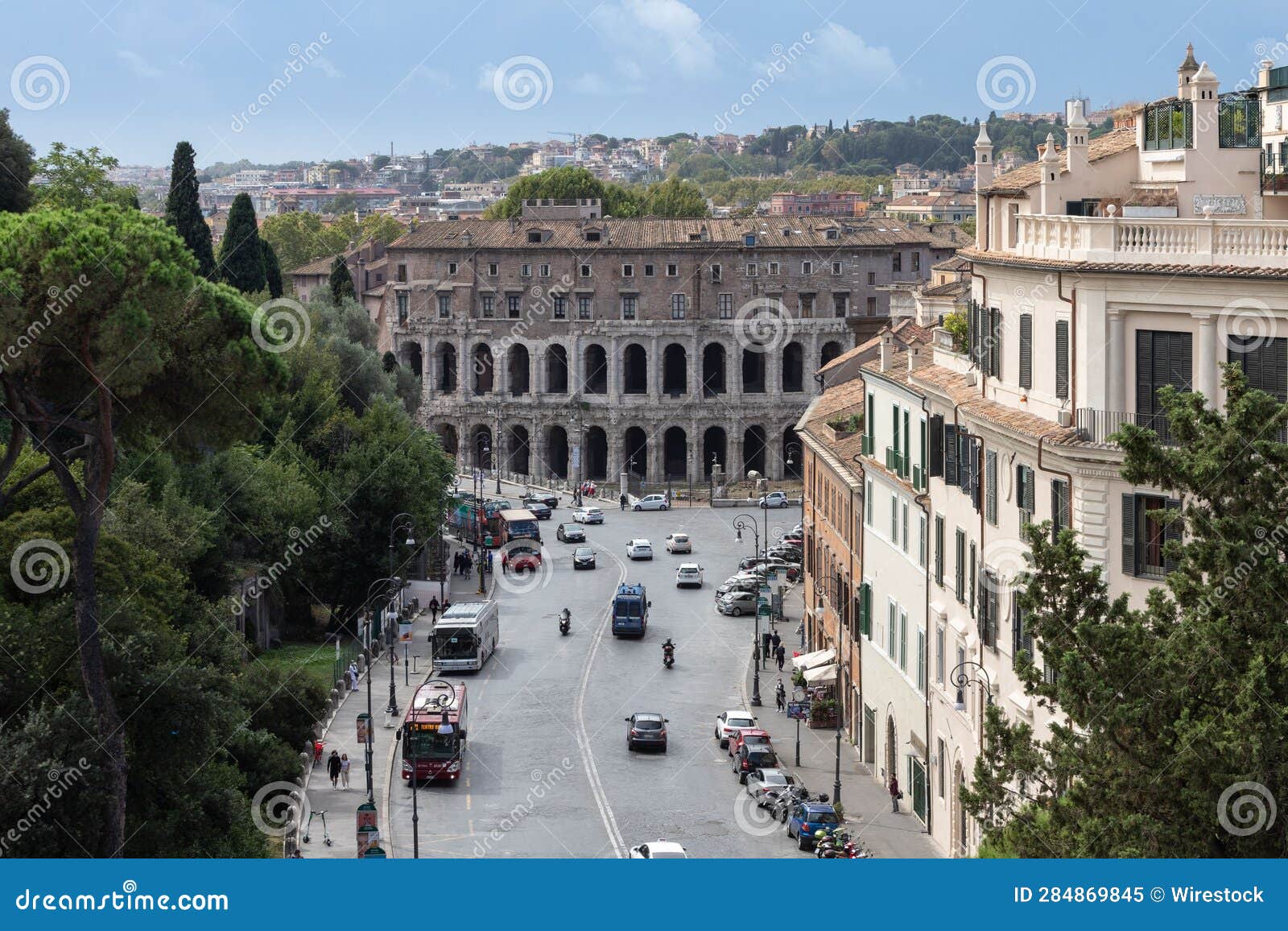 Classic View of the City of Rome, Italy Editorial Image - Image of ...