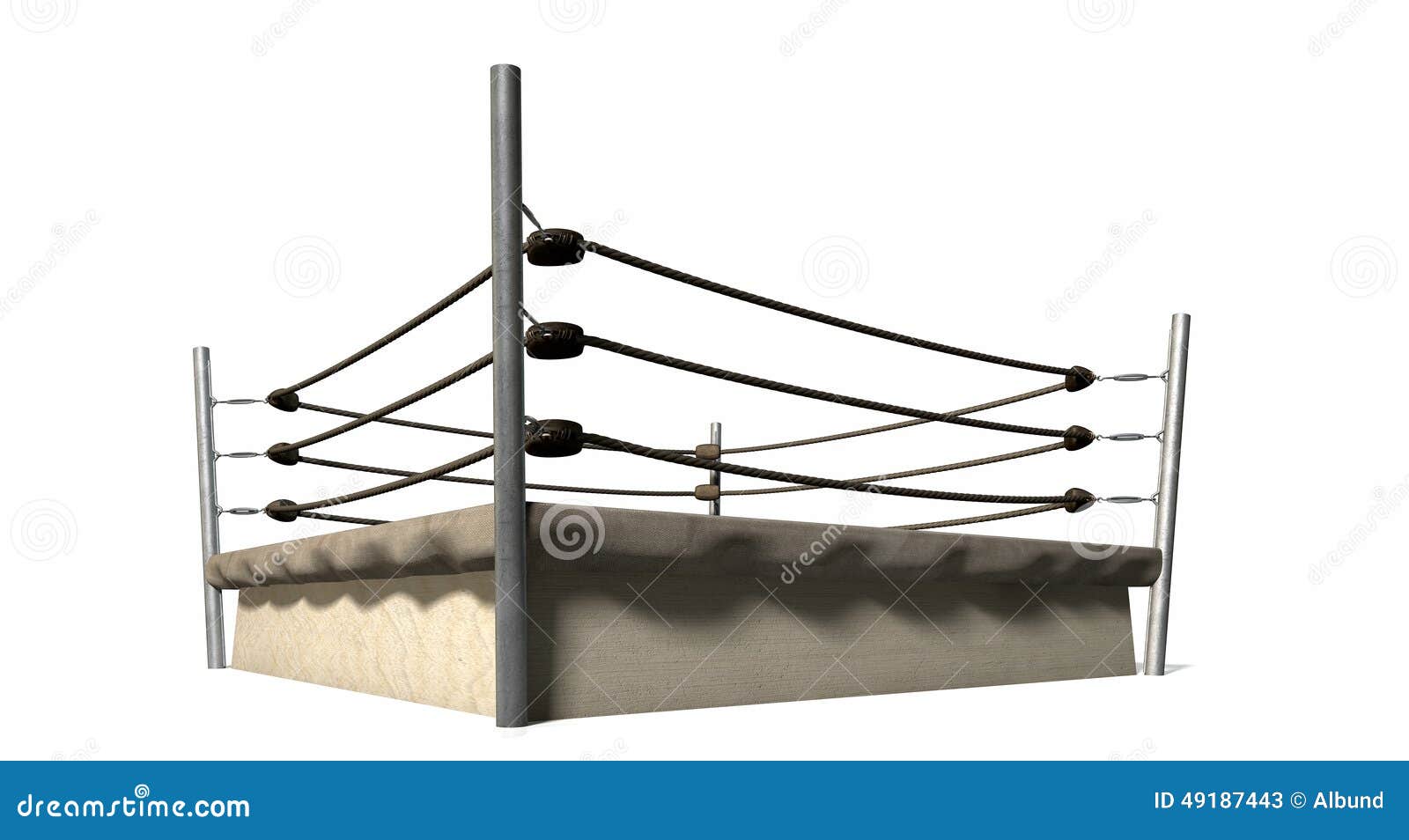 Classic Vintage Boxing Ring Stock Illustration - Illustration of ...