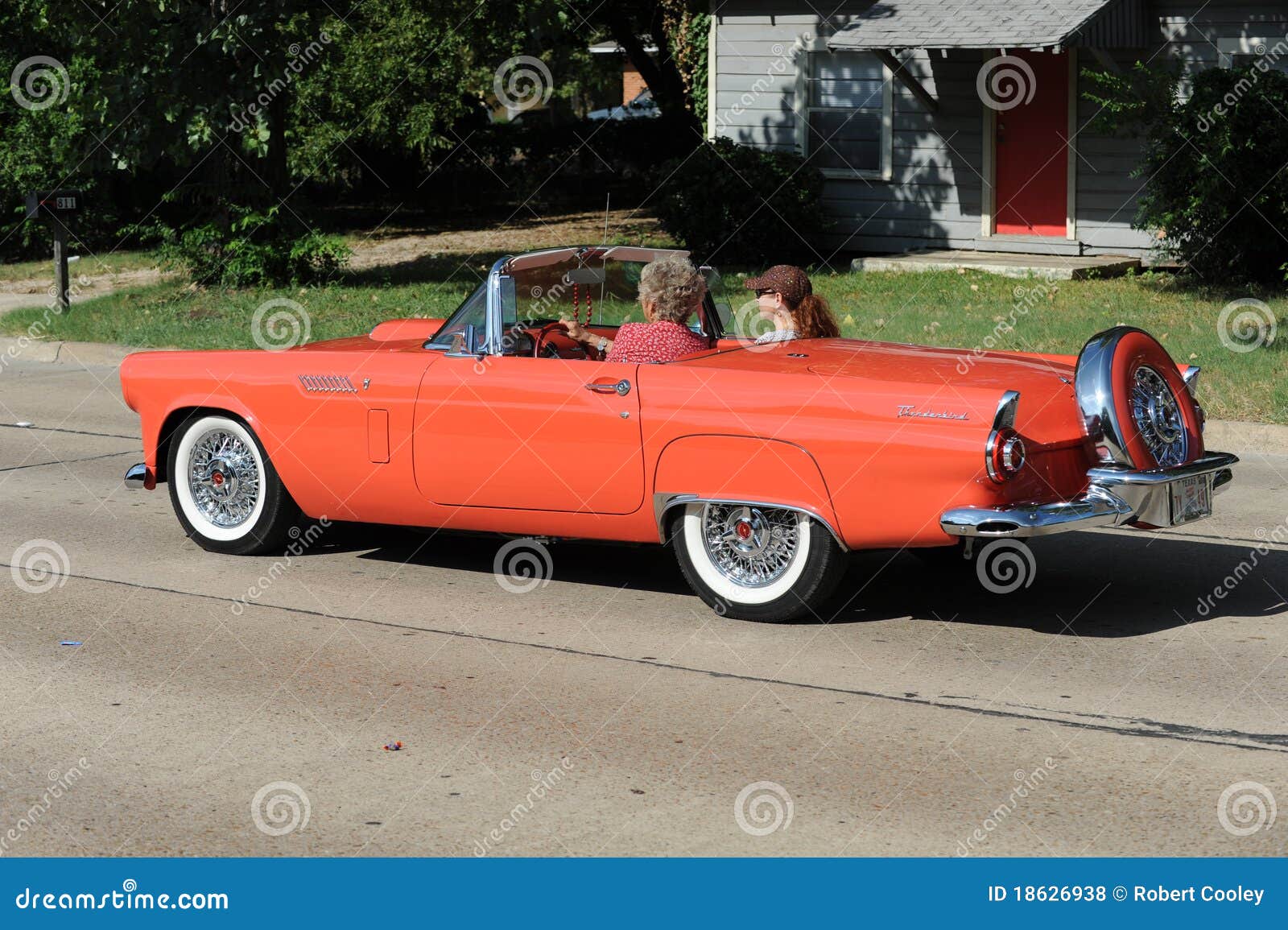 Classic Vintage Ford Thunderbird Editorial Stock Photo - Image of ...