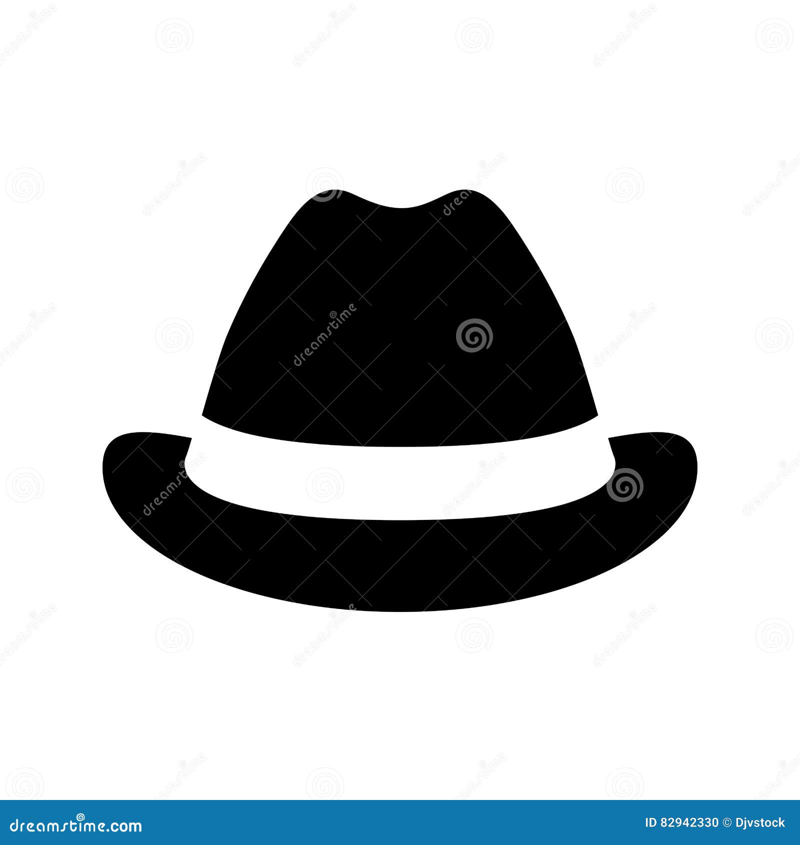 Classic vintage hat stock illustration. Illustration of vintage - 82942330