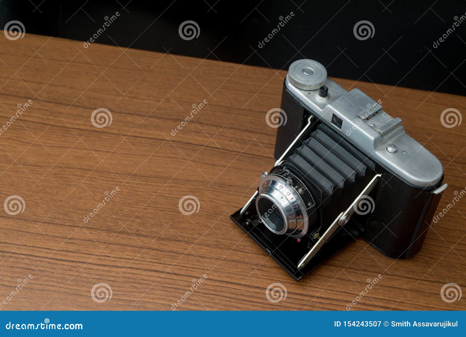 Classic Vintage Medium Format Folding Camera with a 120mm Film Stock ...