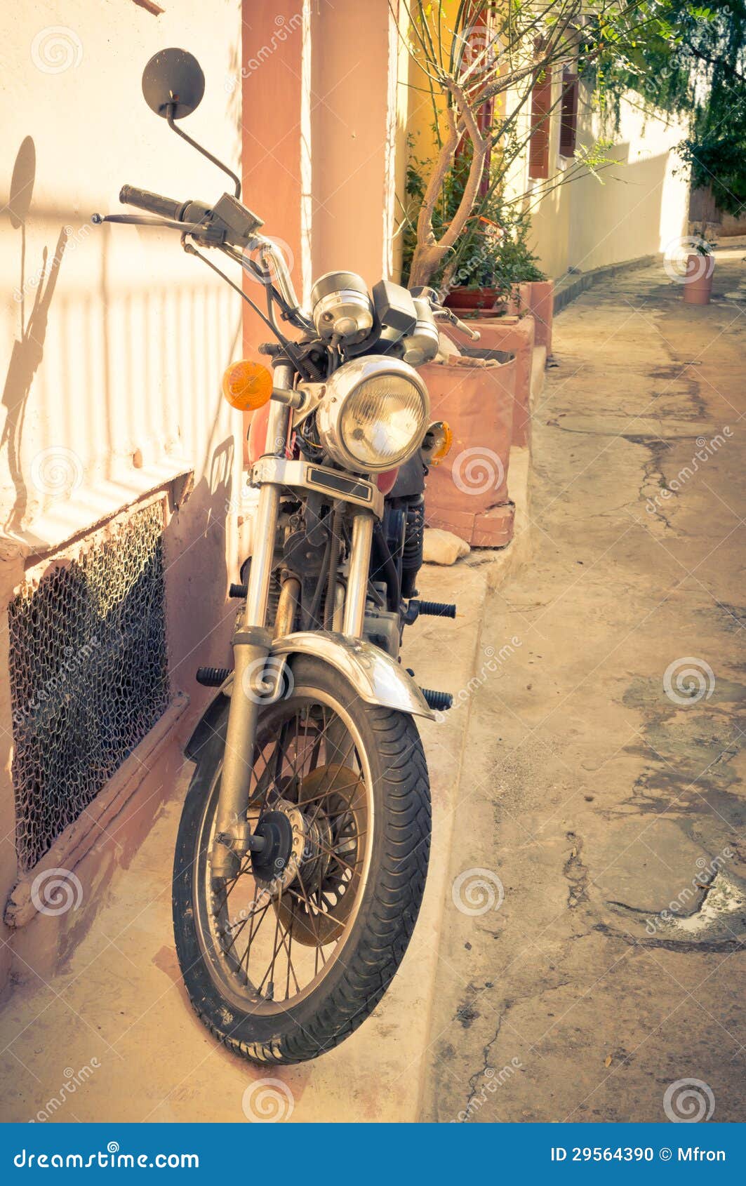 Classic vintage motorcycle stock photo. Image of motorcycle - 29564390