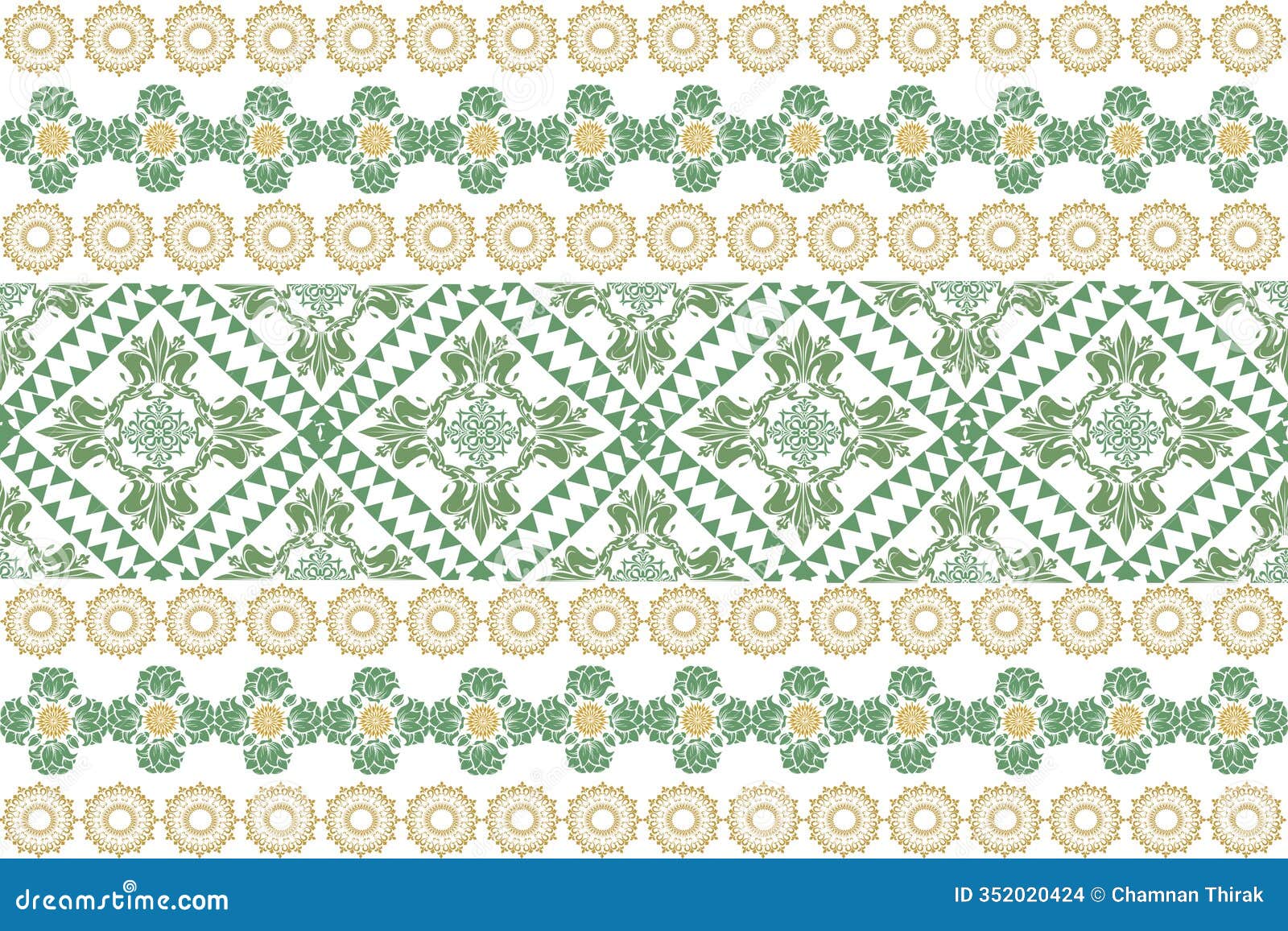 Classic Vintage Style Damask Pattern. and Complex Geometry Stock ...