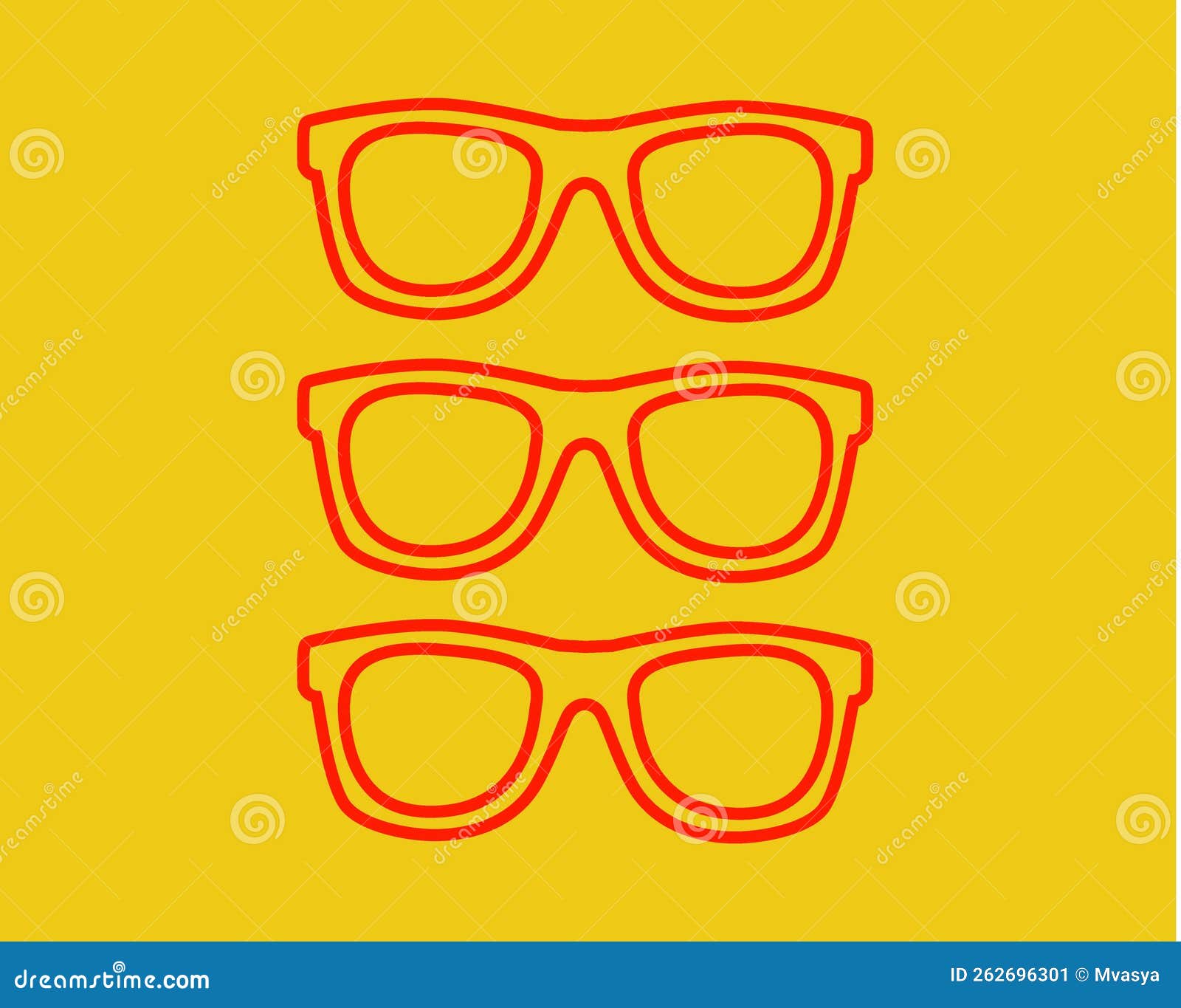 Vintage Sunglasses Vector