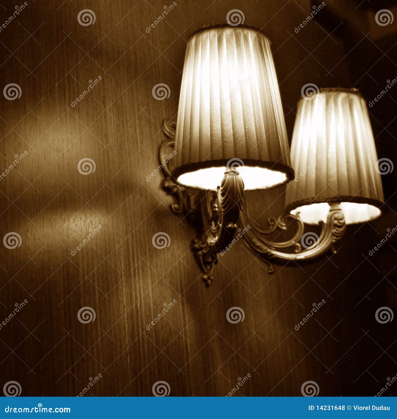 Classic vintage wall lamps stock photo. Image of house - 14231648