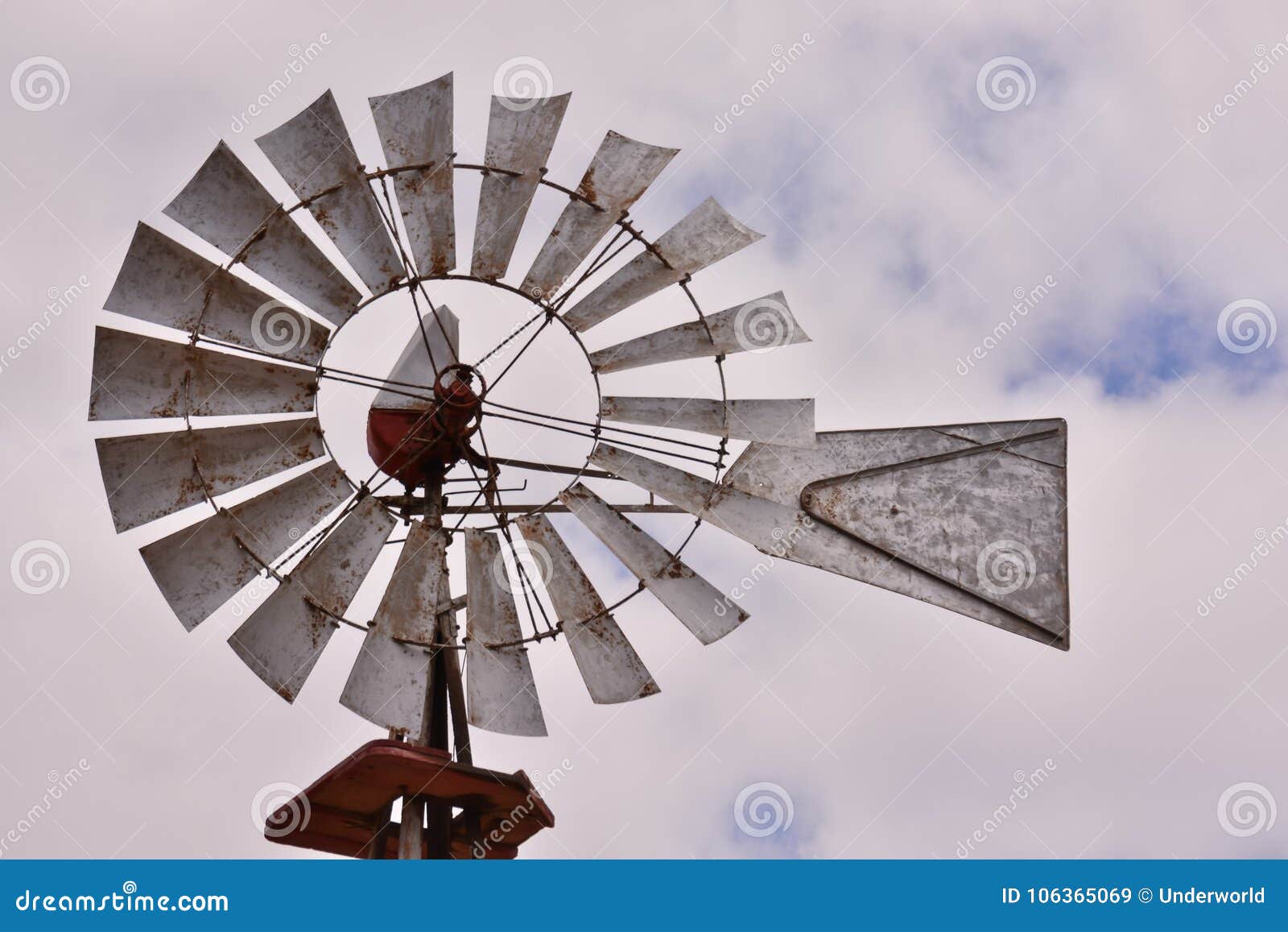 Classic Vintage Windmill stock image. Image of history - 106365069