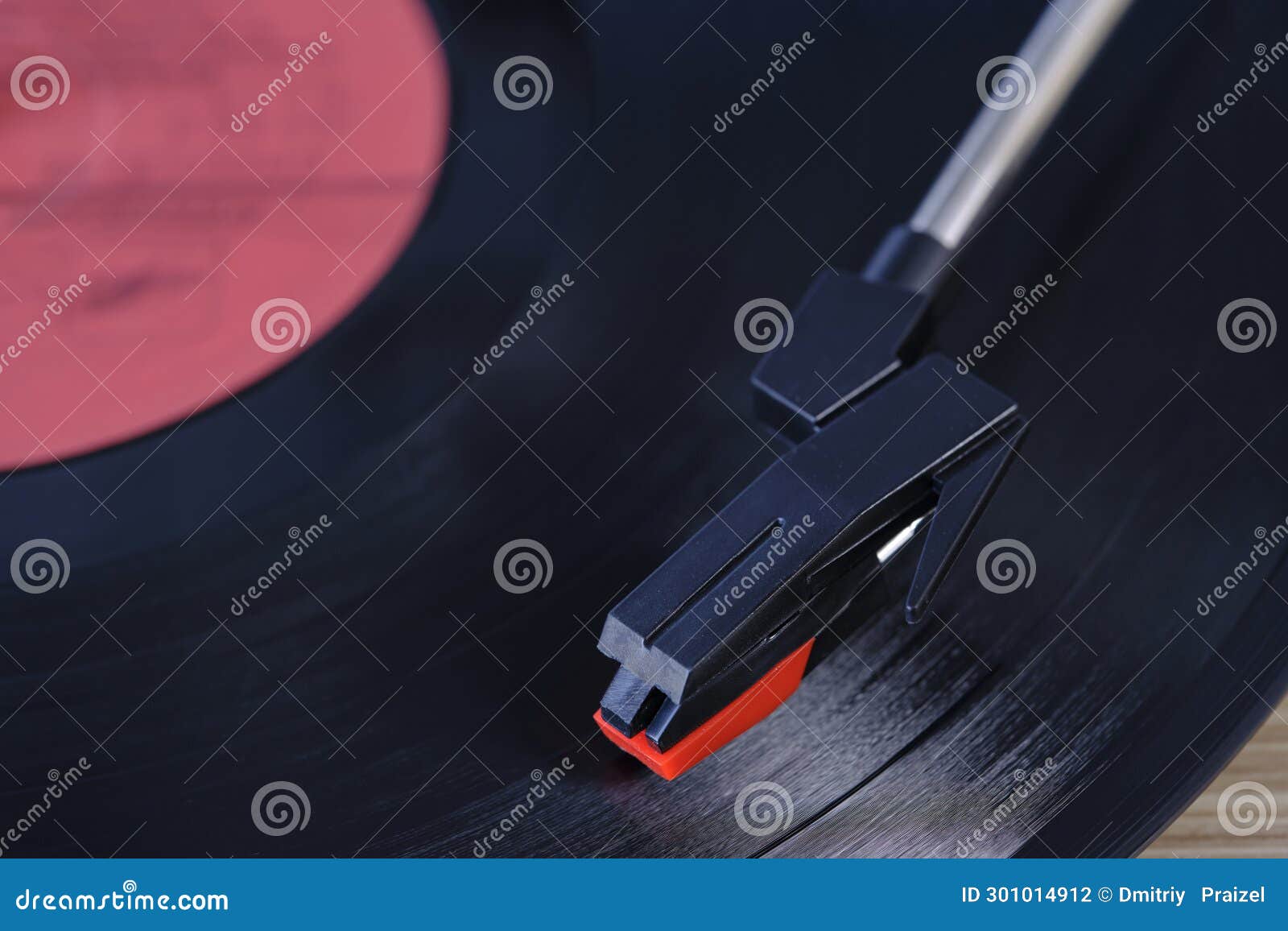 Classic Vinyl Record Player Closeup. Stock Photo - Image of retro ...