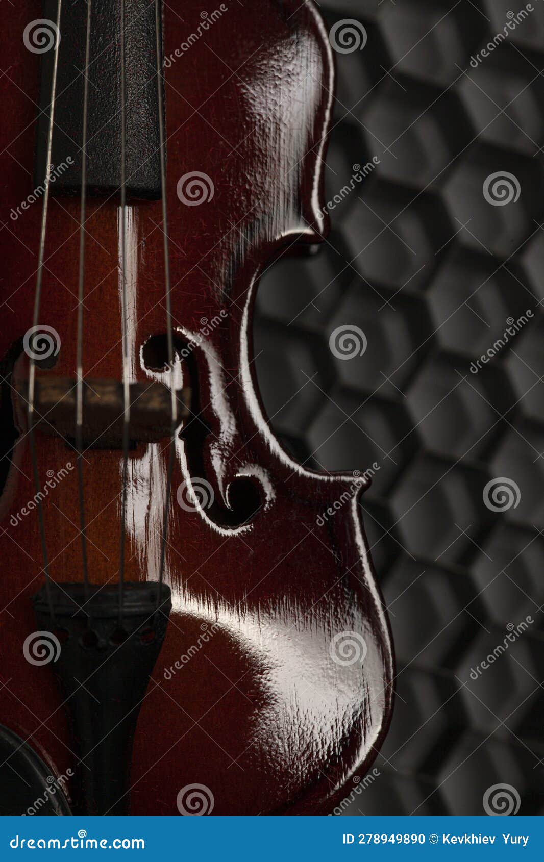 Classic Violin on Black Background. Stock Photo - Image of dark, space ...