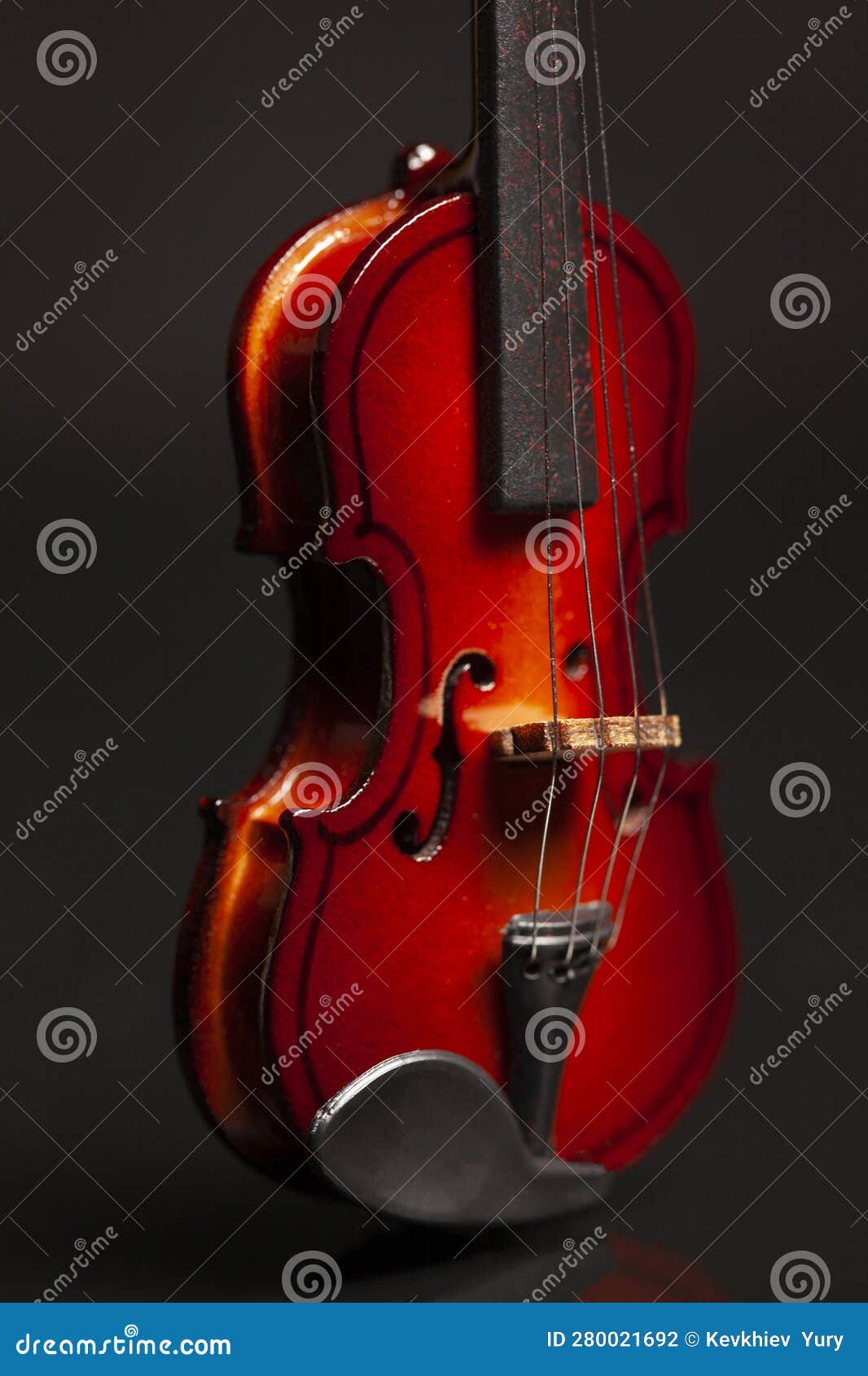 Classic Violin on Black Background. Stock Photo - Image of black ...