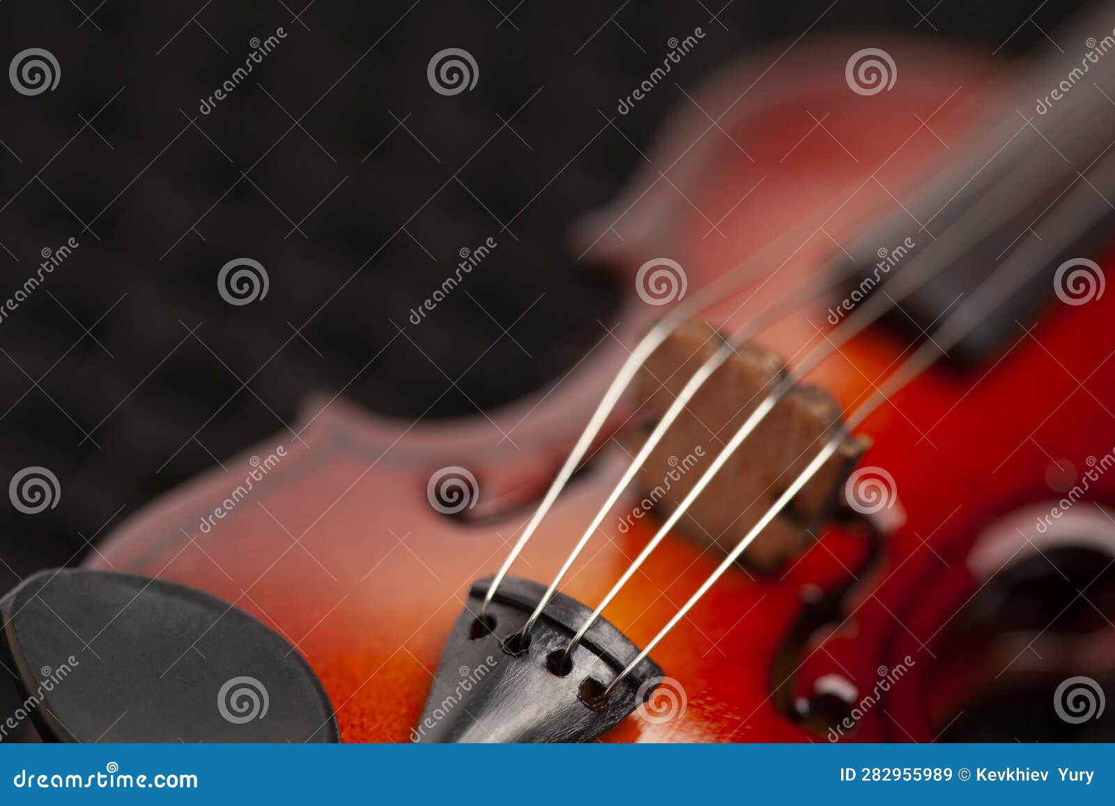 Classic Violin on Black Background. Stock Image - Image of musical ...