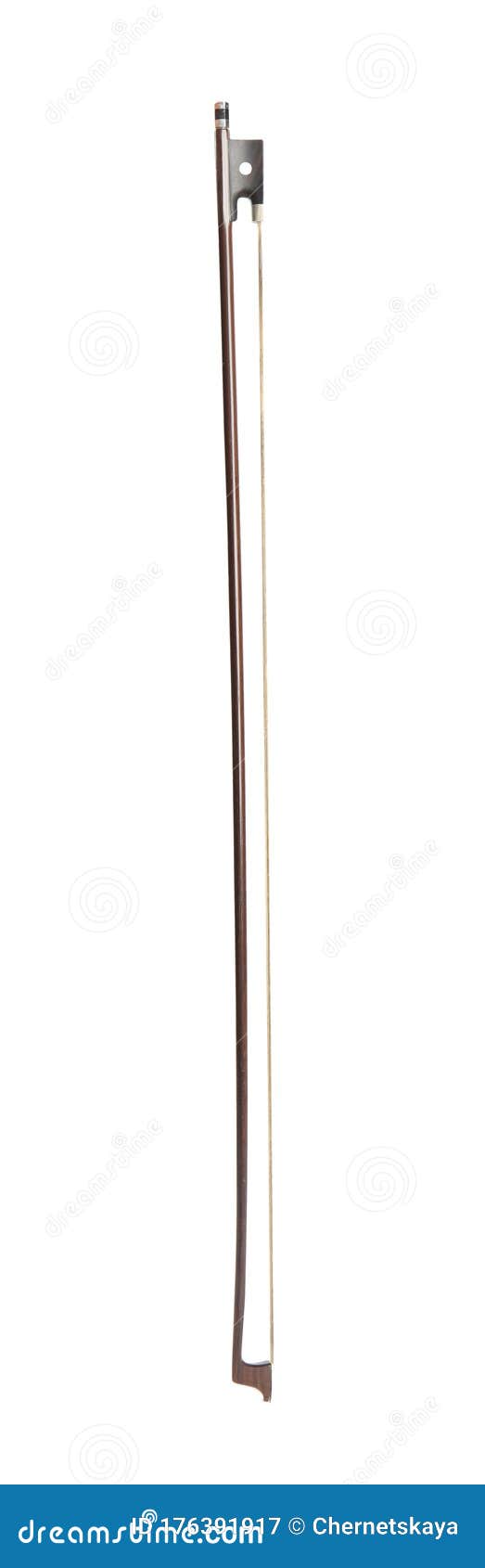 Classic Violin Bow Isolated. Musical Instrument Stock Image - Image of ...