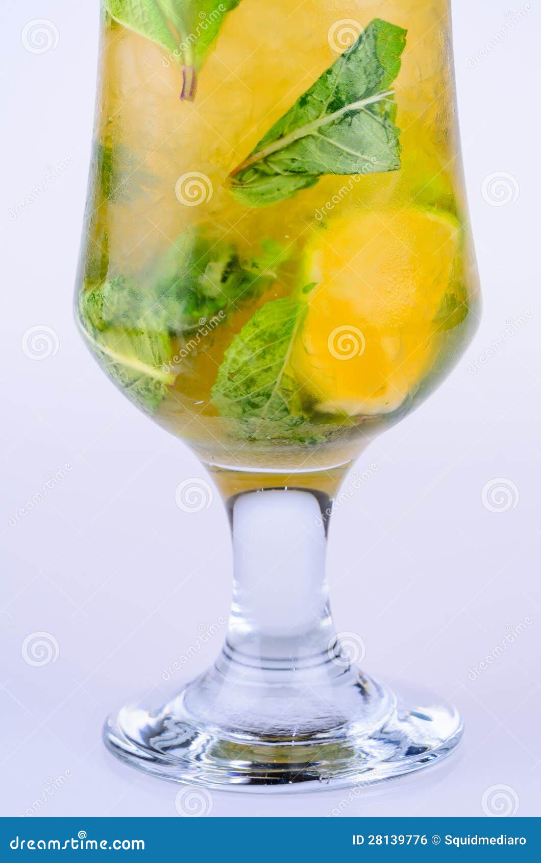 Classic Virgin Mojito stock photo. Image of lemon, garnish - 28139776