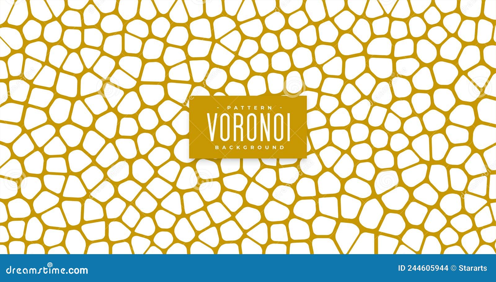 Classic Voronoi Pattern Texture Background Stock Vector - Illustration ...