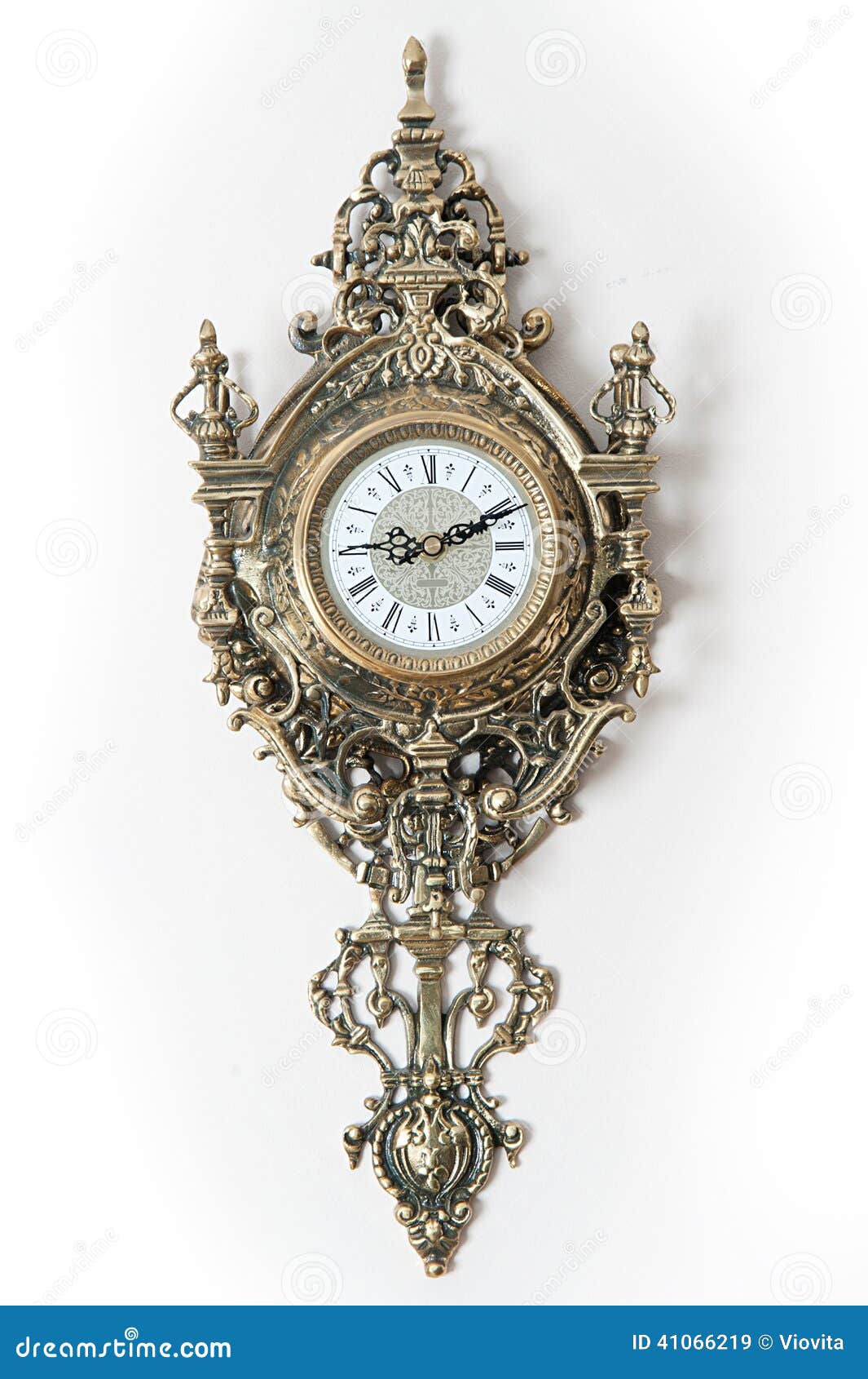 Classic wall clock stock image. Image of object, relief - 41066219