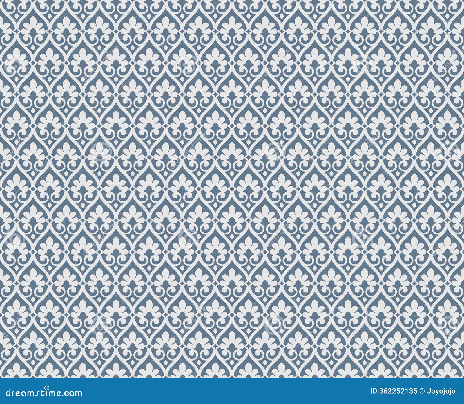 Classic Wallpaper Seamless Pattern Background Vector for Printing and ...