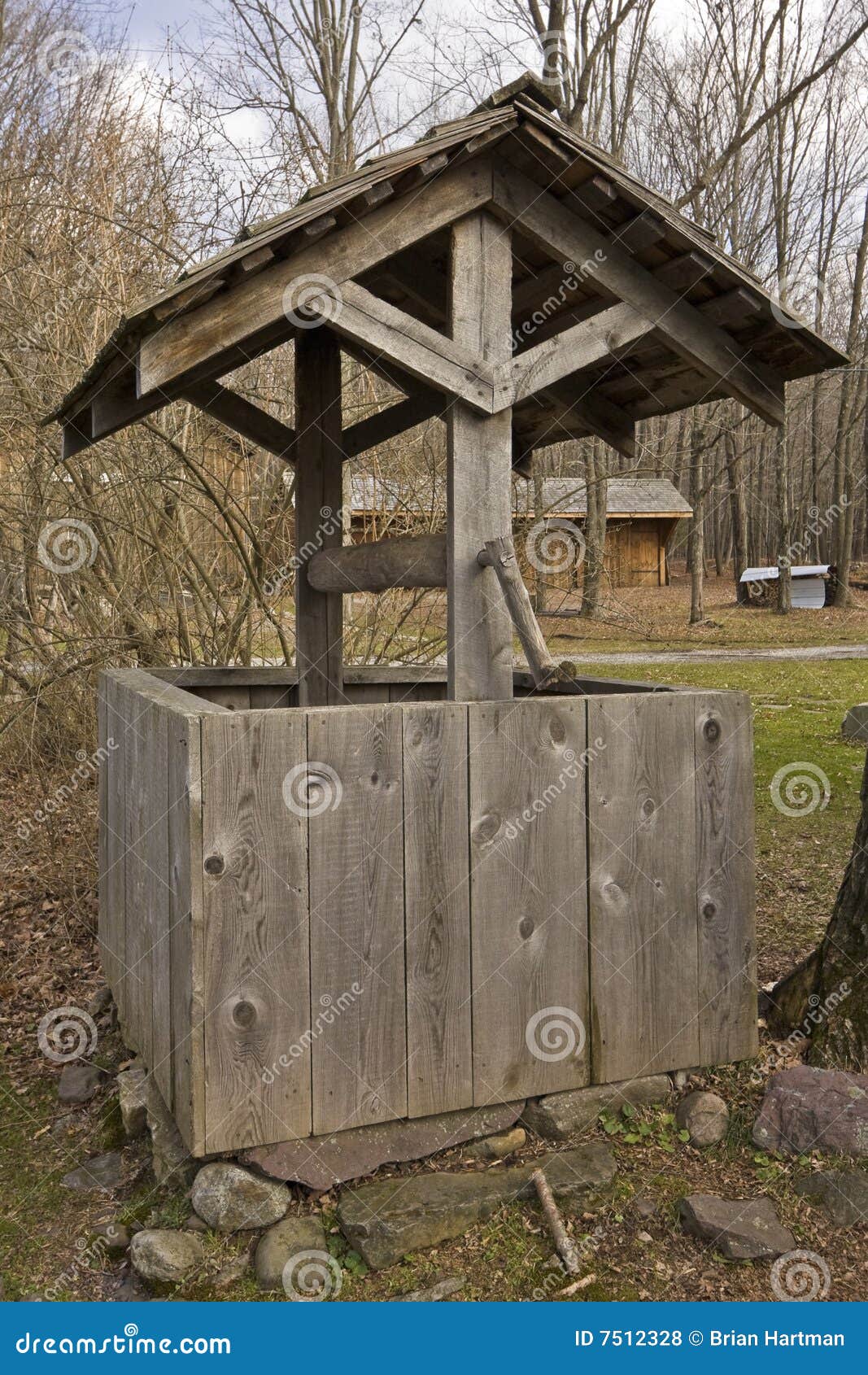 Classic Well stock photo. Image of grain, country, outdoors - 7512328