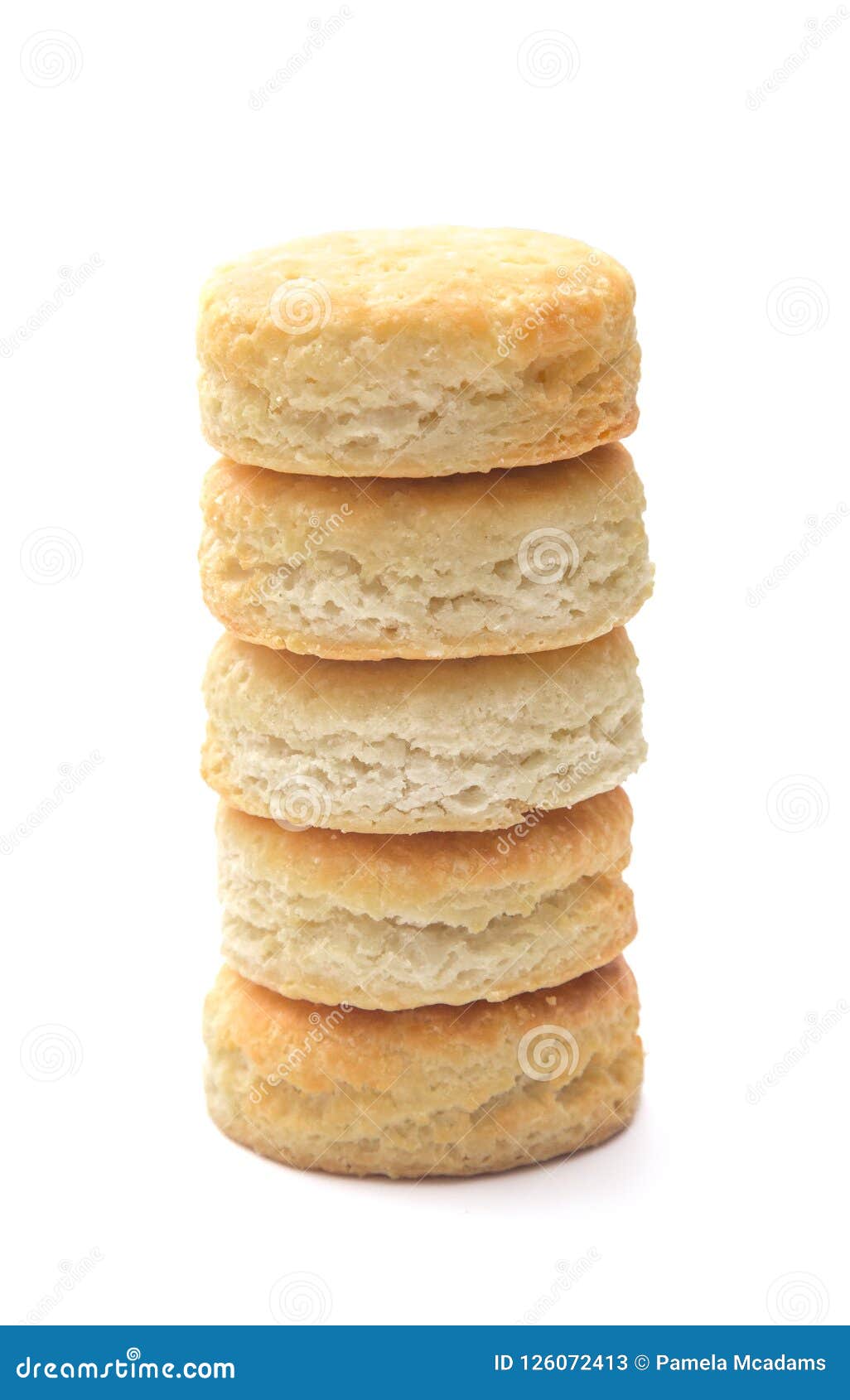 Classic White Biscuits stock image. Image of roll, batch - 126072413