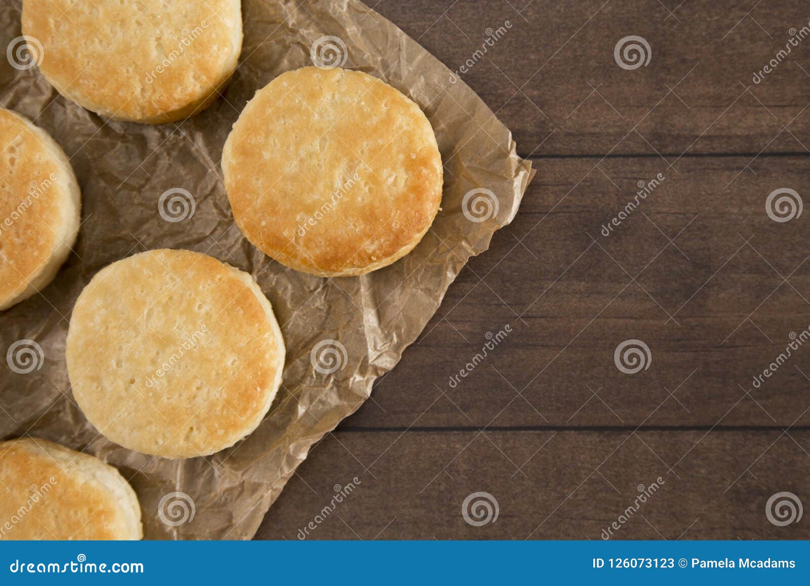 Classic White Biscuits stock image. Image of table, copy - 126073123