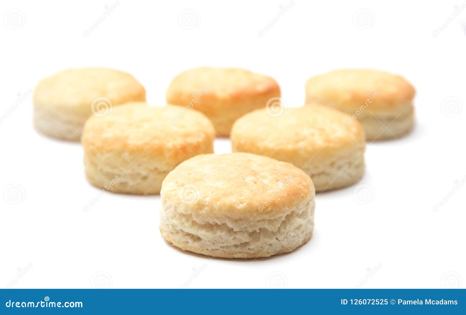 Classic White Biscuits stock image. Image of biscuits - 126072525