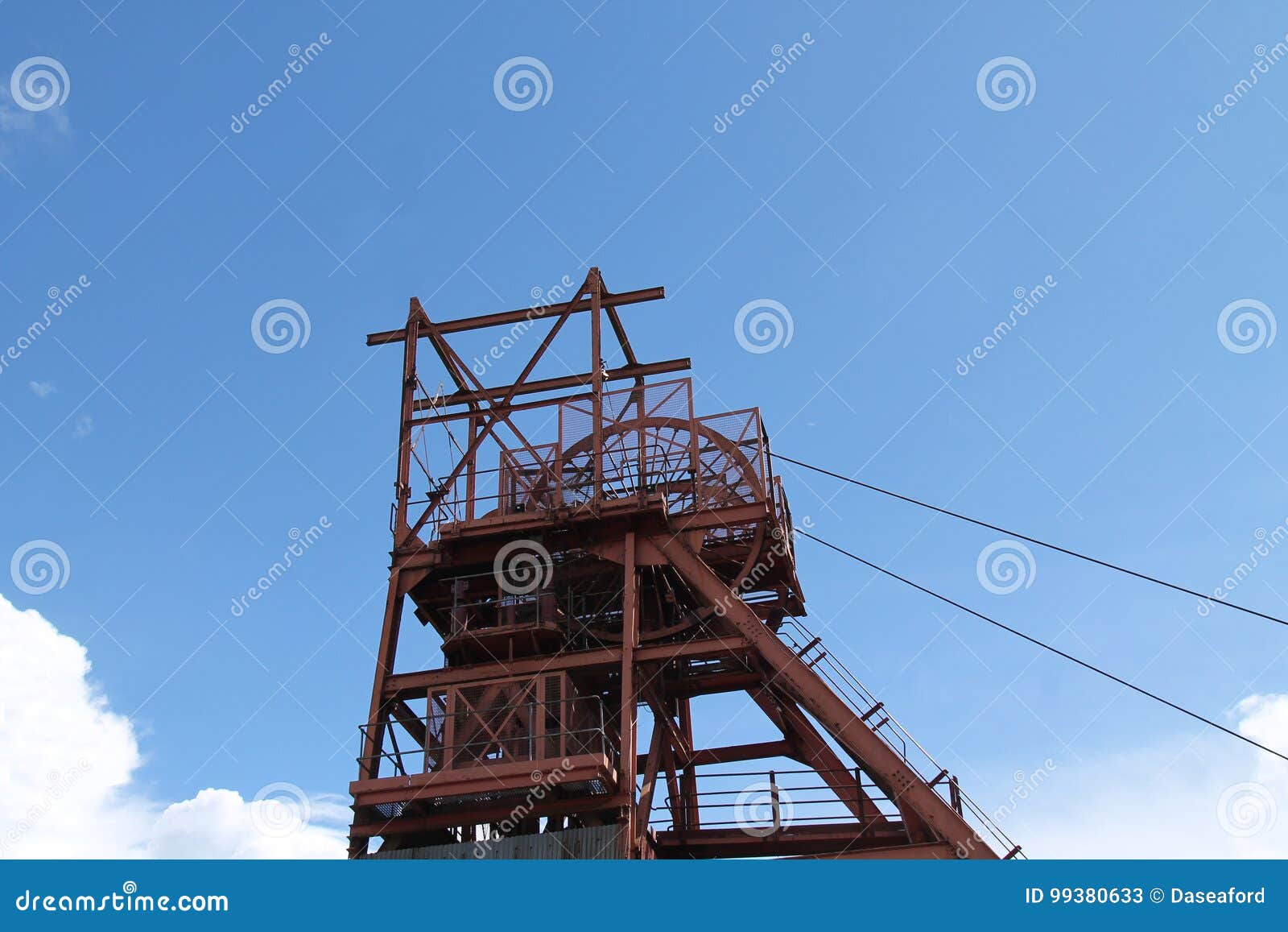 Coal Mine Pit. stock image. Image of miners, wheel, colliers - 99380633