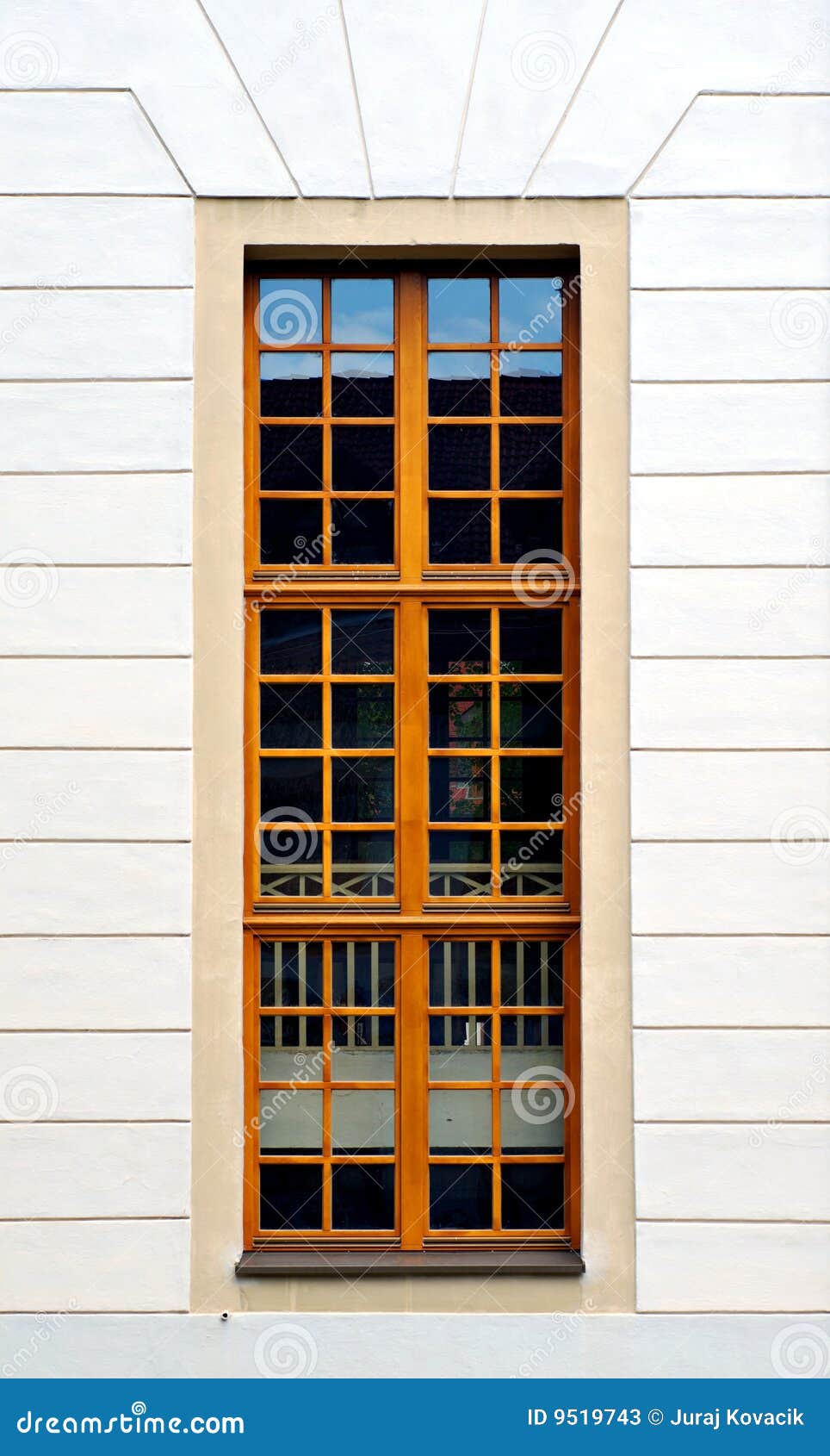 Classic window stock image. Image of antique, brown, facade - 9519743