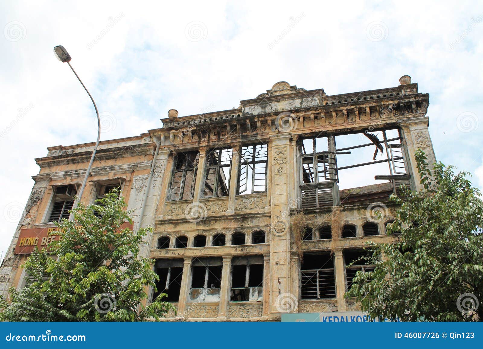 Classic windows building stock photo. Image of colors - 46007726