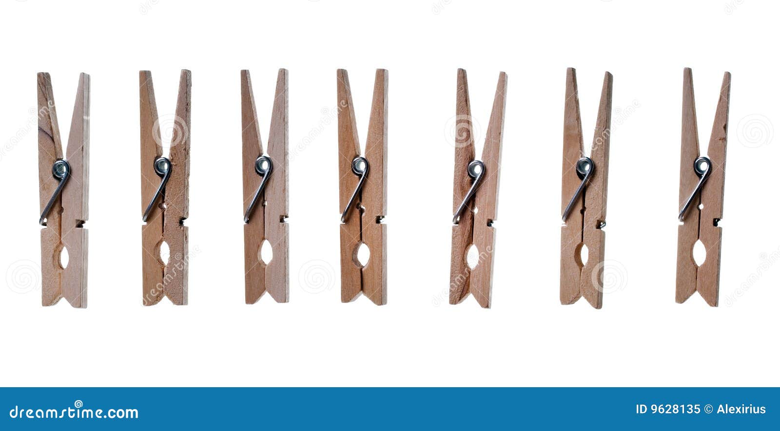 Classic Wooden Pin Isolated on White Stock Image - Image of white, line ...