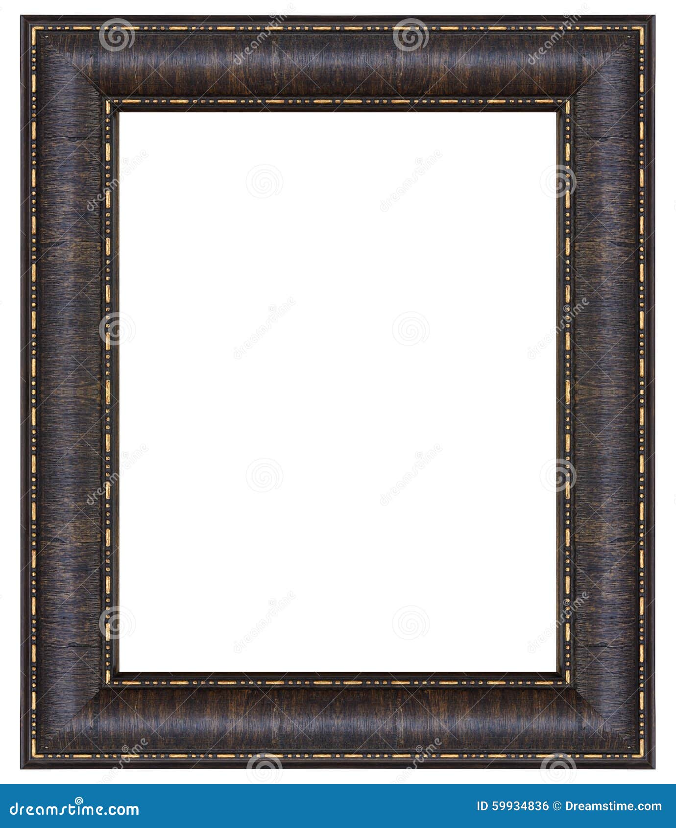 Classic Wooden Texture Frame Isolated Stock Photo - Image of decoration ...