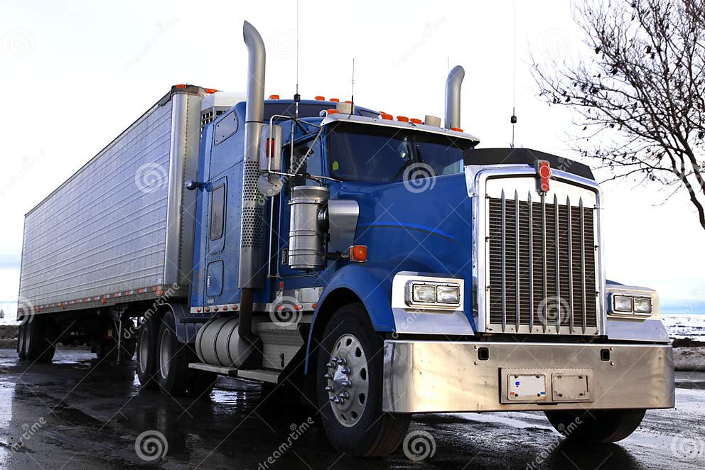 Classical american truck stock image. Image of freight - 10197079