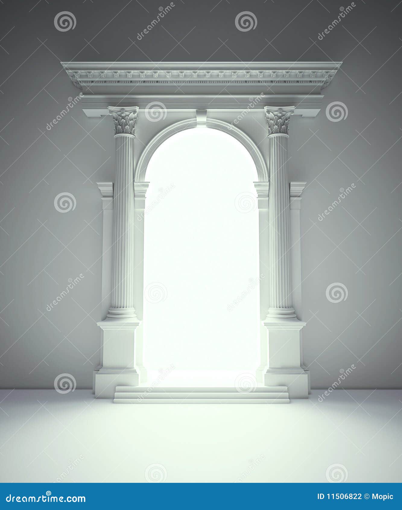 Classical arcade stock illustration. Illustration of dream - 11506822