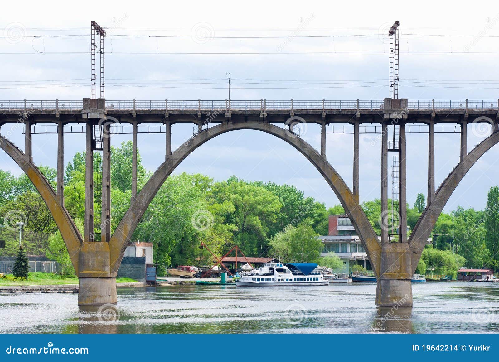 Classical arched bridge stock photo. Image of reflection - 19642214
