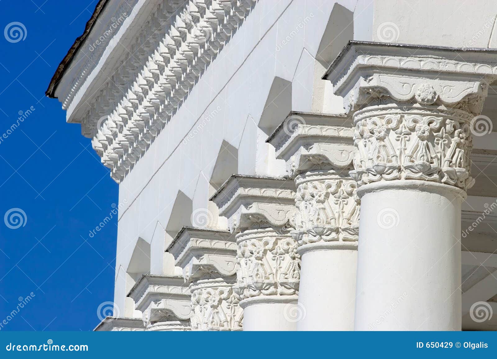 Classical Architectural Columns Stock Image - Image of background ...