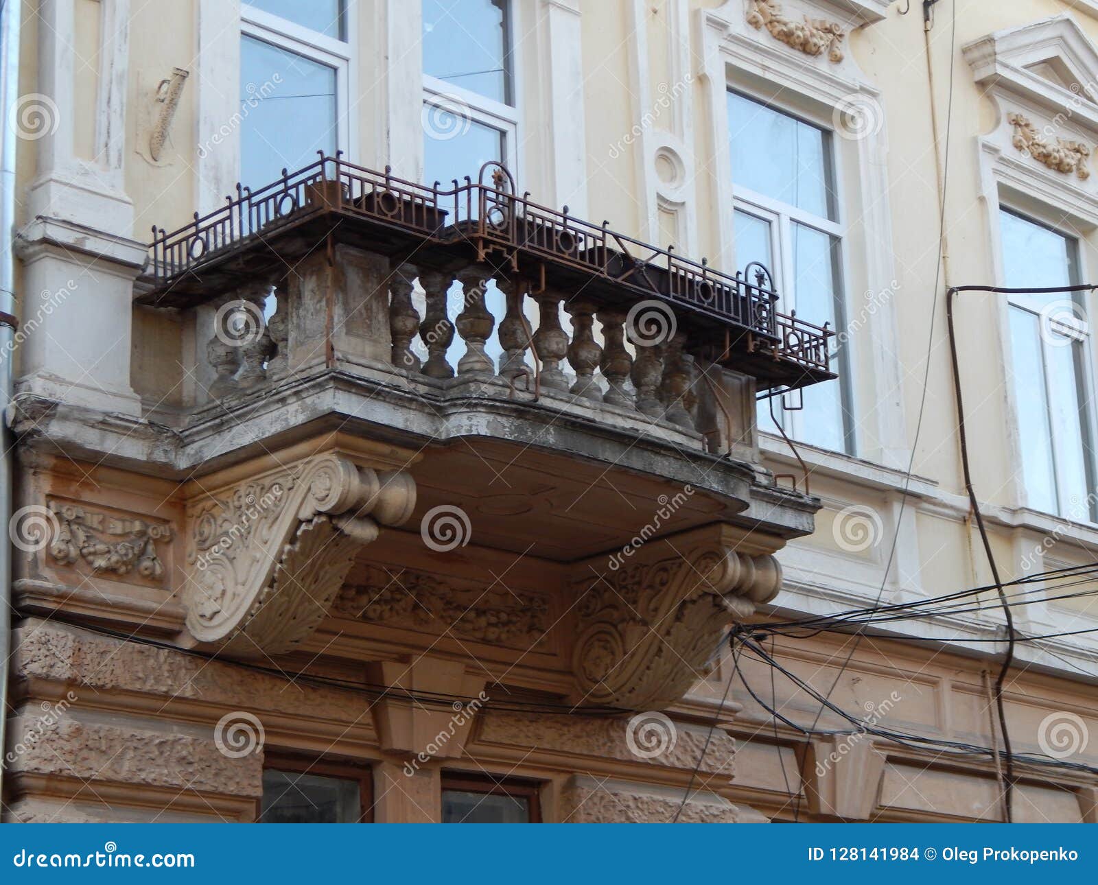 Classical Architecture of the City, Stone Details Stock Photo - Image ...