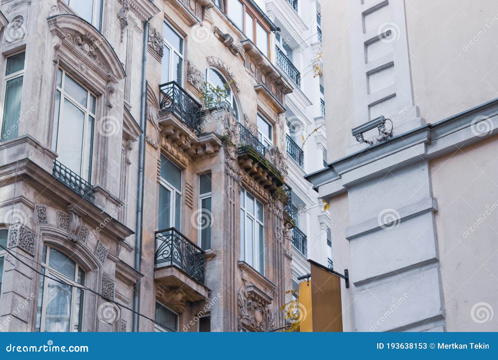 Classical Architecture Exterior Walls, Doors and Windows Old Building ...