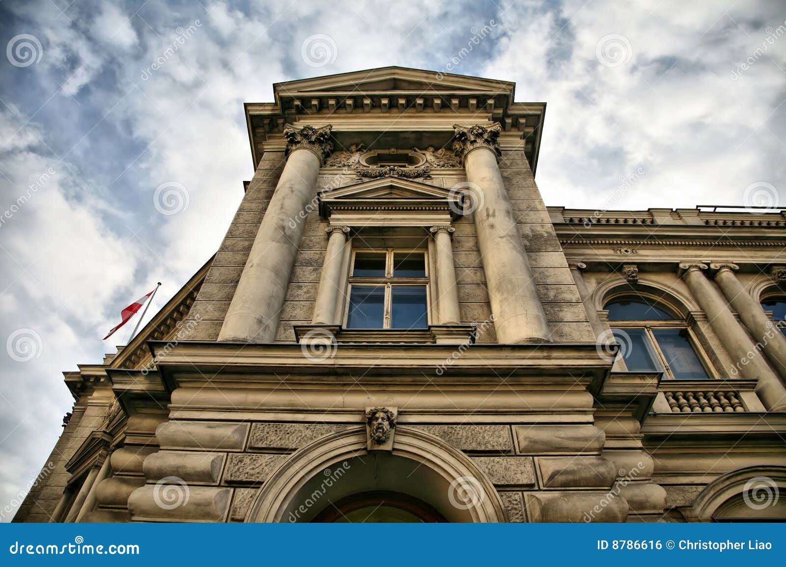 Classical Austrian Architecture Stock Photo - Image of dramatic, vienna ...