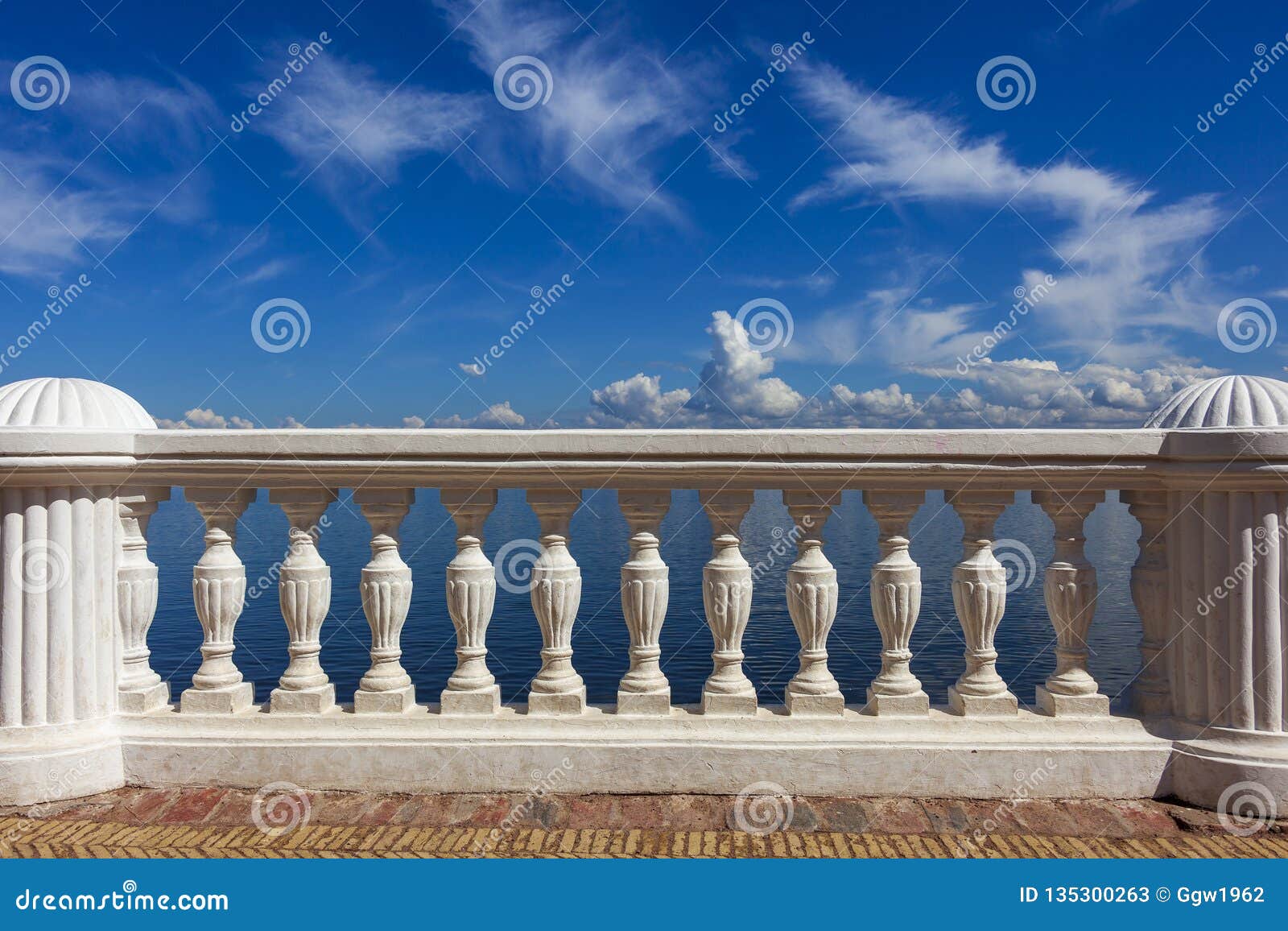Classical balustrade stock image. Image of scene, colonmade - 135300263
