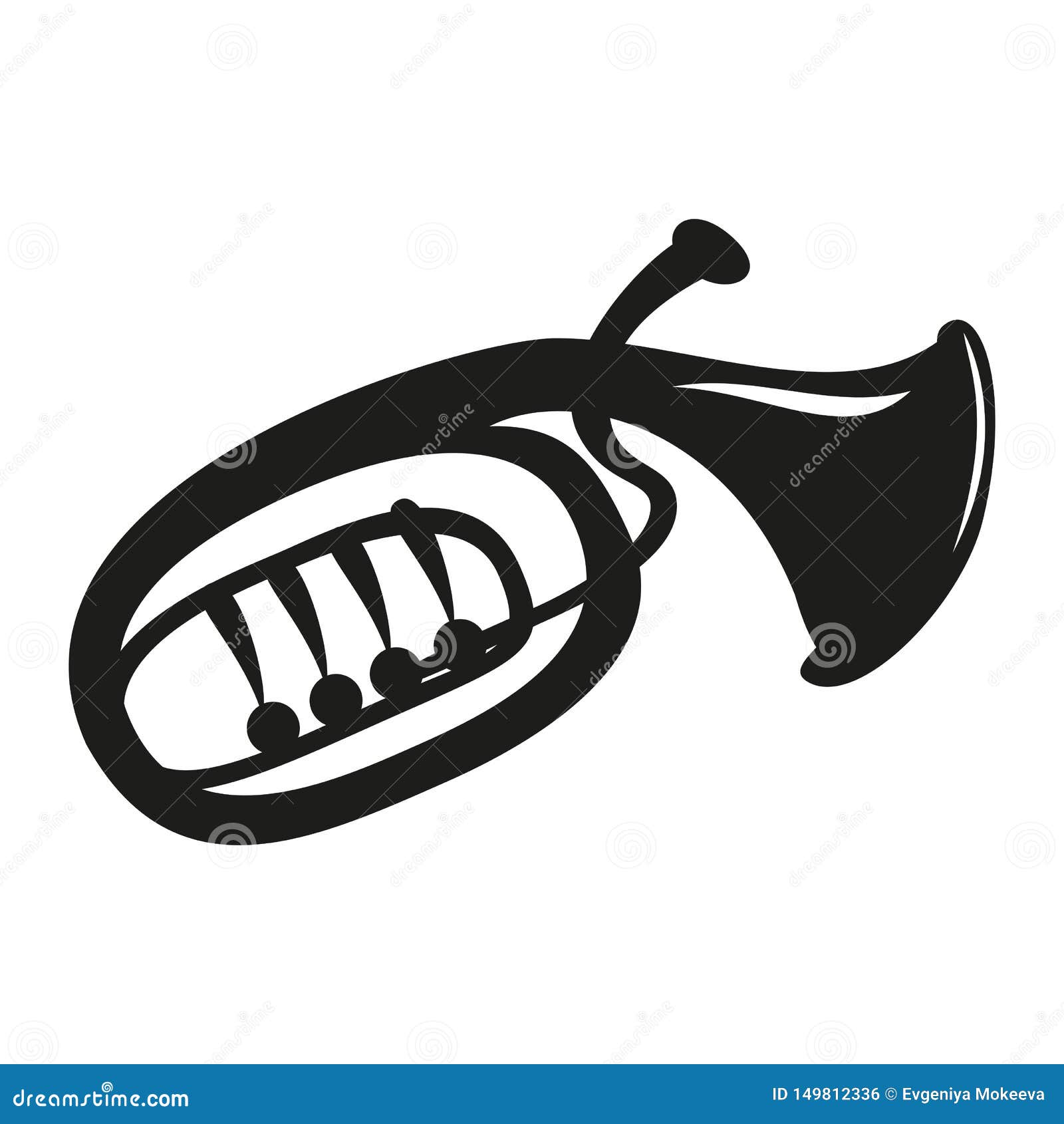 Baritone Cartoon Vector | CartoonDealer.com #2253471