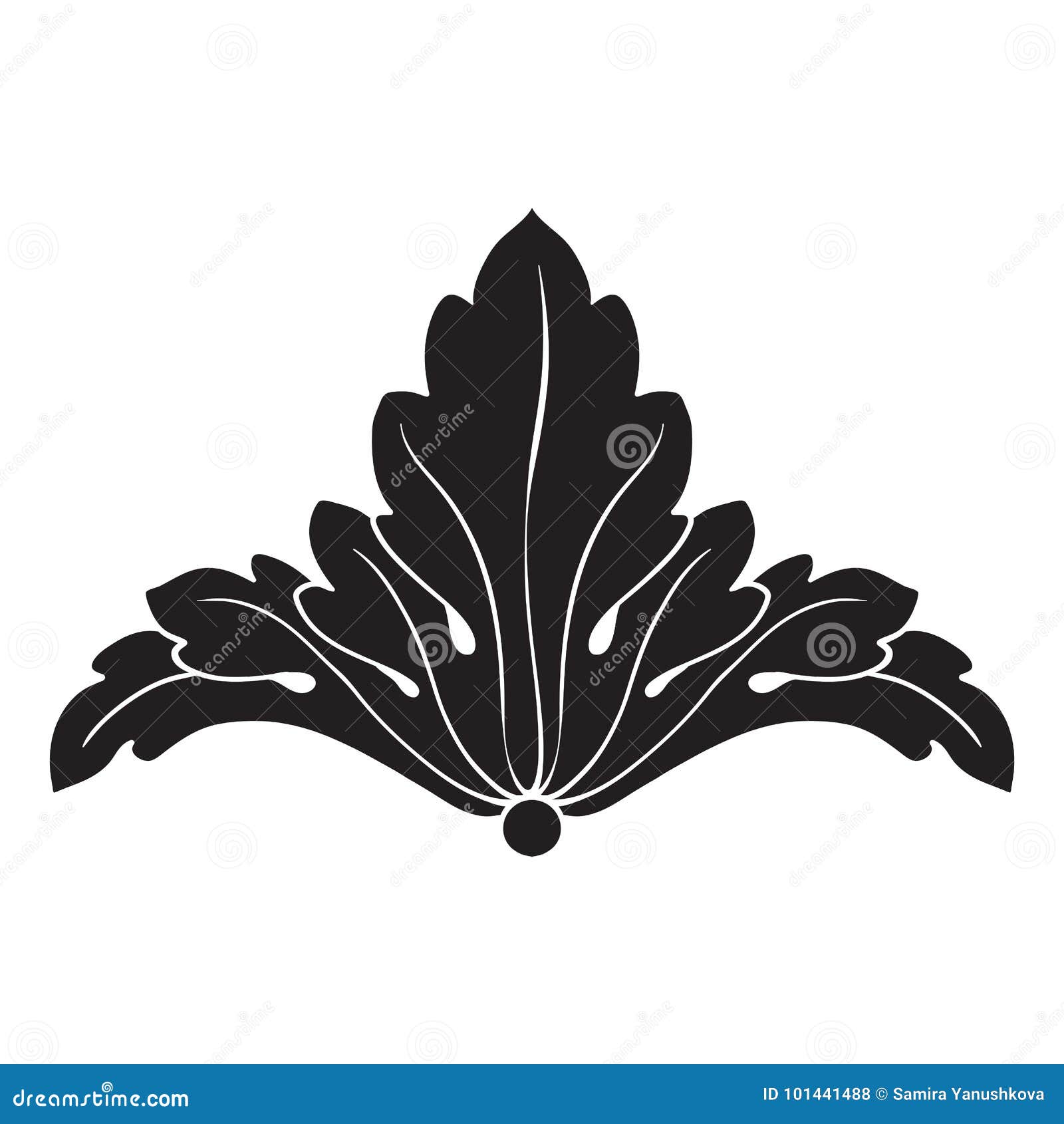 Classical Baroque Ornament Vector Stock Vector - Illustration of empire ...