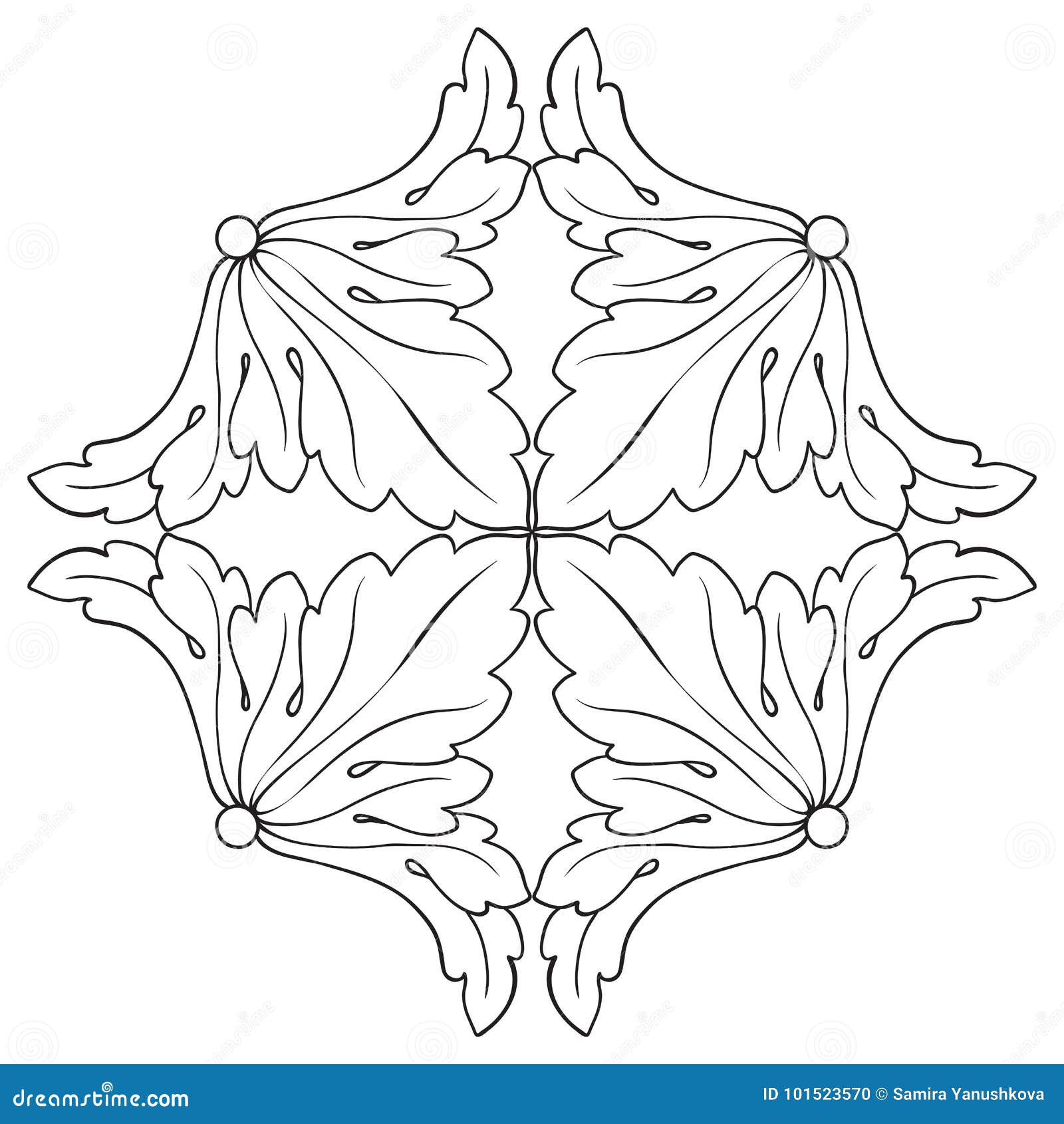 Classical Baroque Ornament Vector Stock Vector - Illustration of corner ...