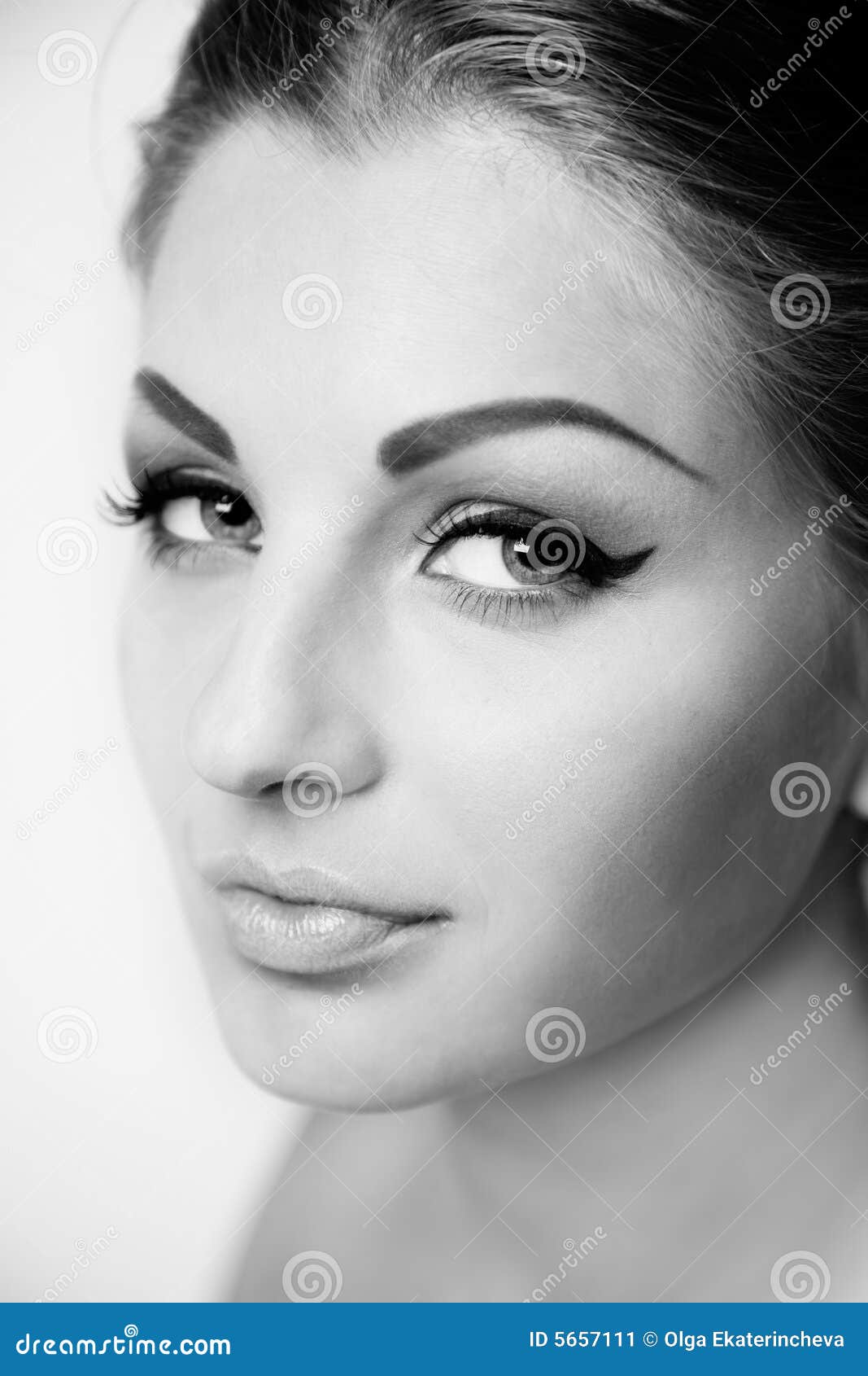 Classical beauty stock image. Image of lovely, eyebrows - 5657111