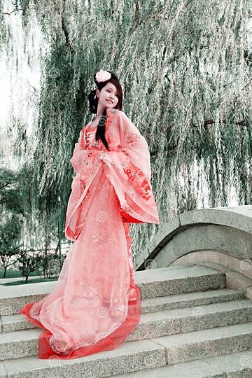 Classical beauty in China. stock image. Image of femininity - 6467633