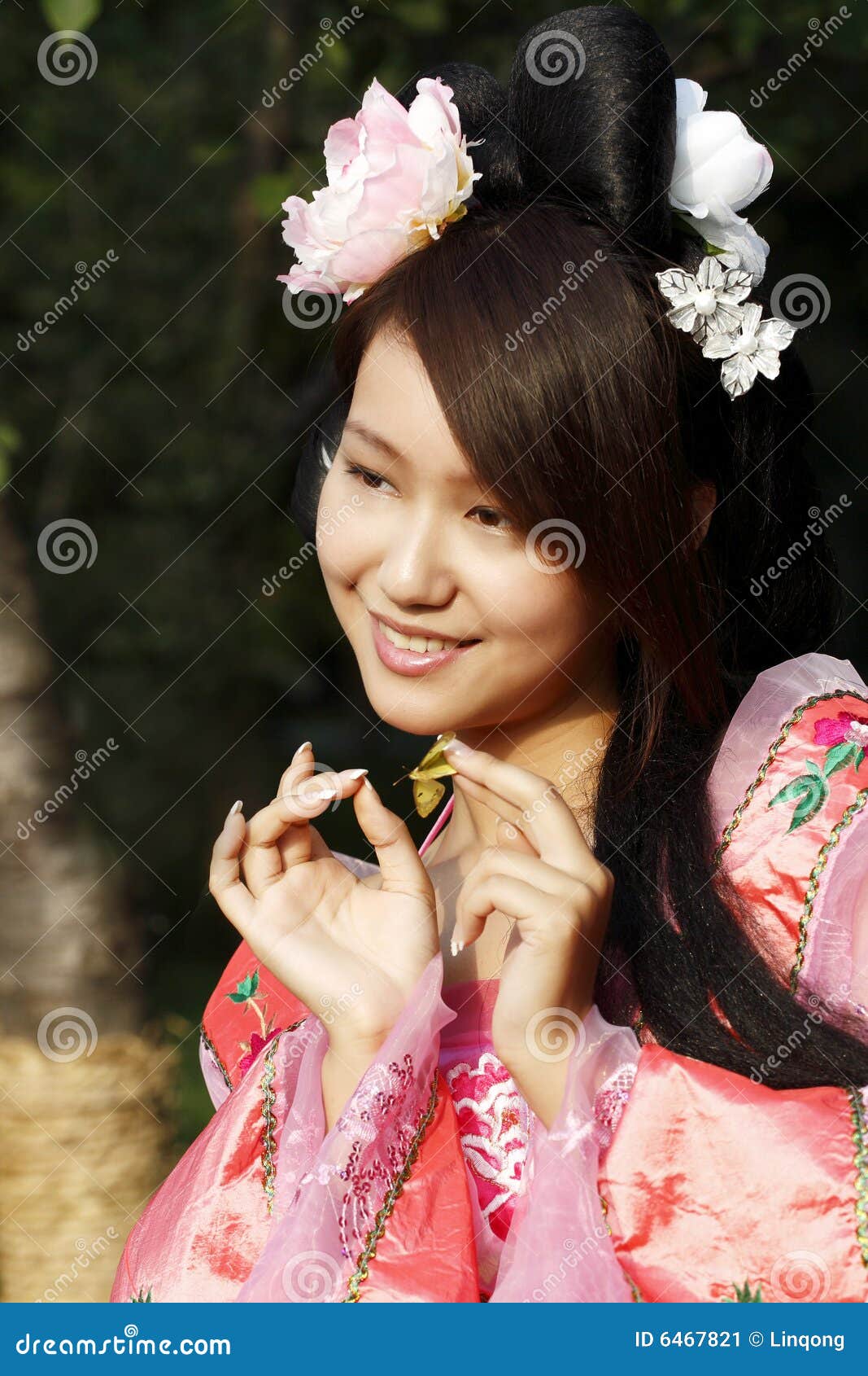 Classical beauty in China. stock image. Image of classical - 6467821