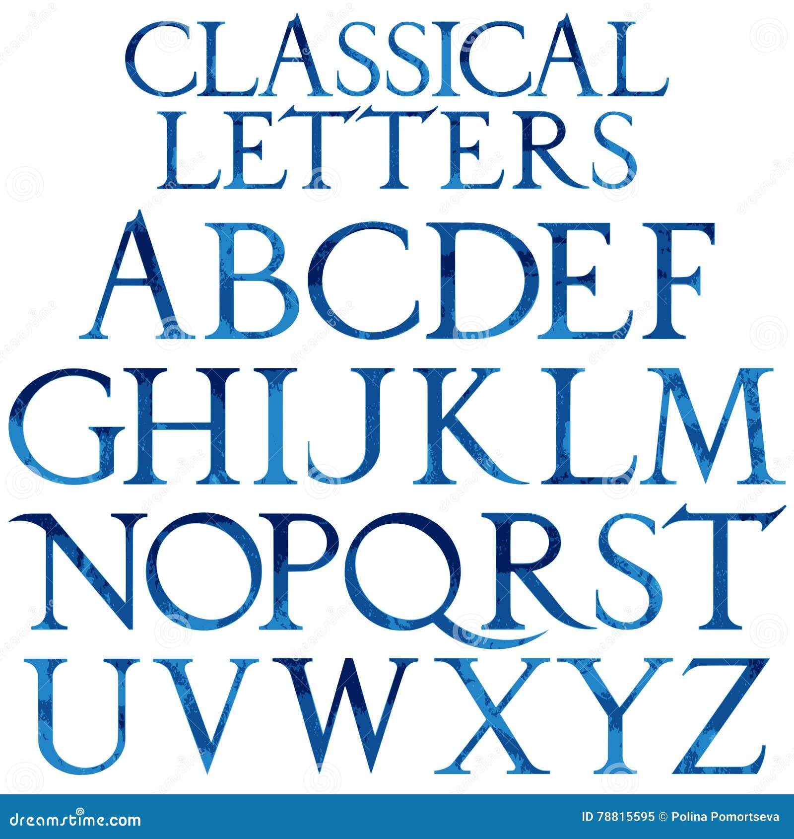 Classical Letters Stock Illustrations – 2,892 Classical Letters Stock ...