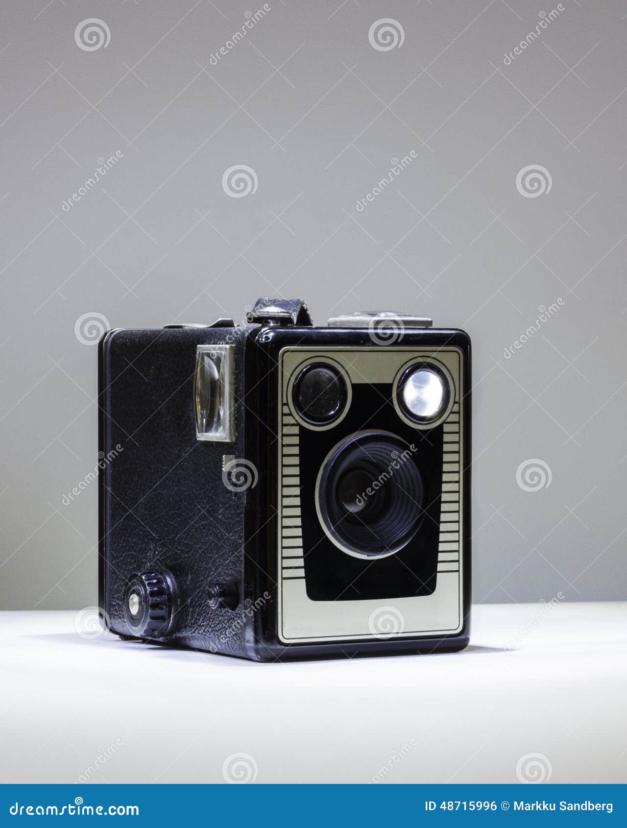 Classical box camera stock photo. Image of model, brownie - 48715996