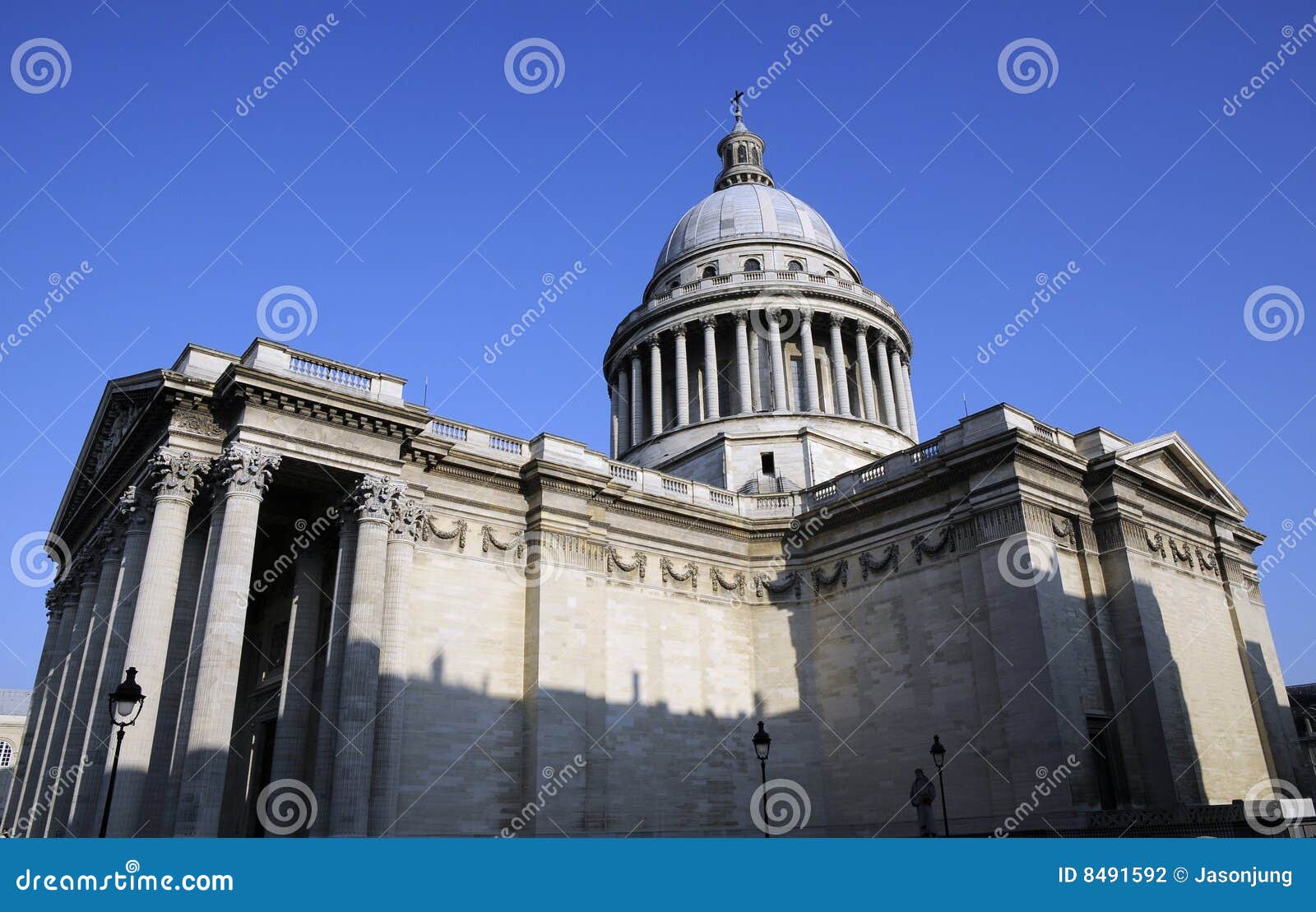 Classical Building with Dome Stock Photo - Image of pantheon, ancient ...