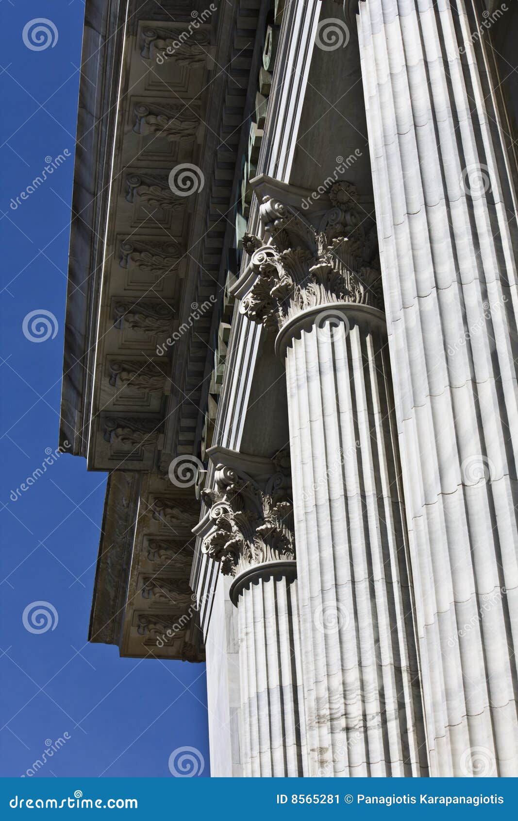 Classical Building in Greece Stock Image - Image of historic, classical ...